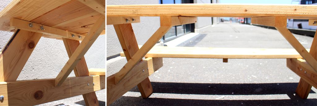 Beer Trough Picnic Table Plans