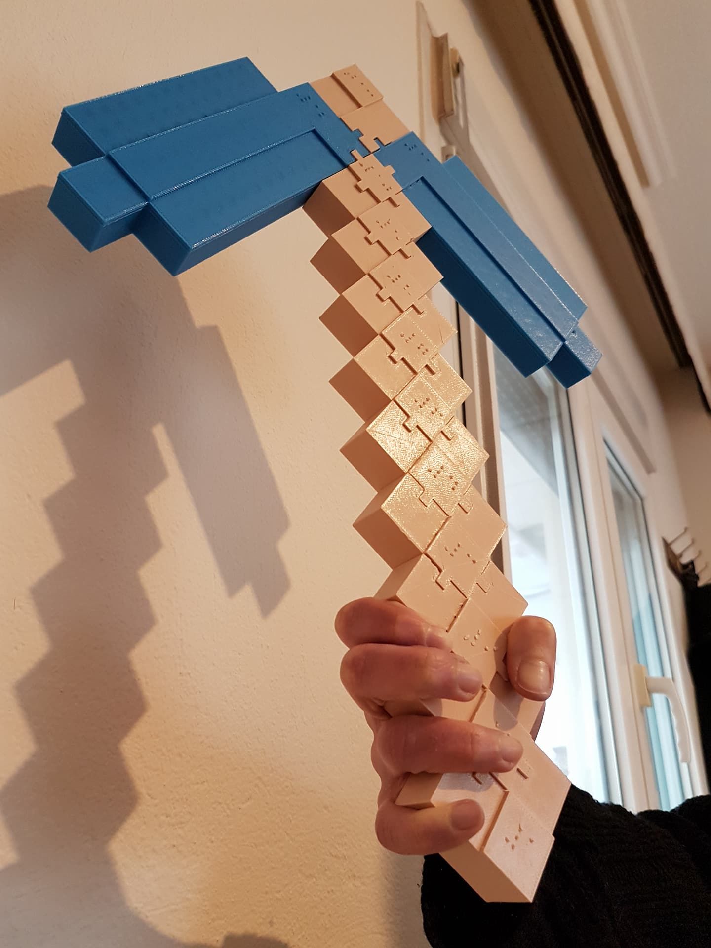 STONE PICKAXE-ASSEMBLY PARTS WITH BRAILLE NUMBERS : 4 Steps (with ...