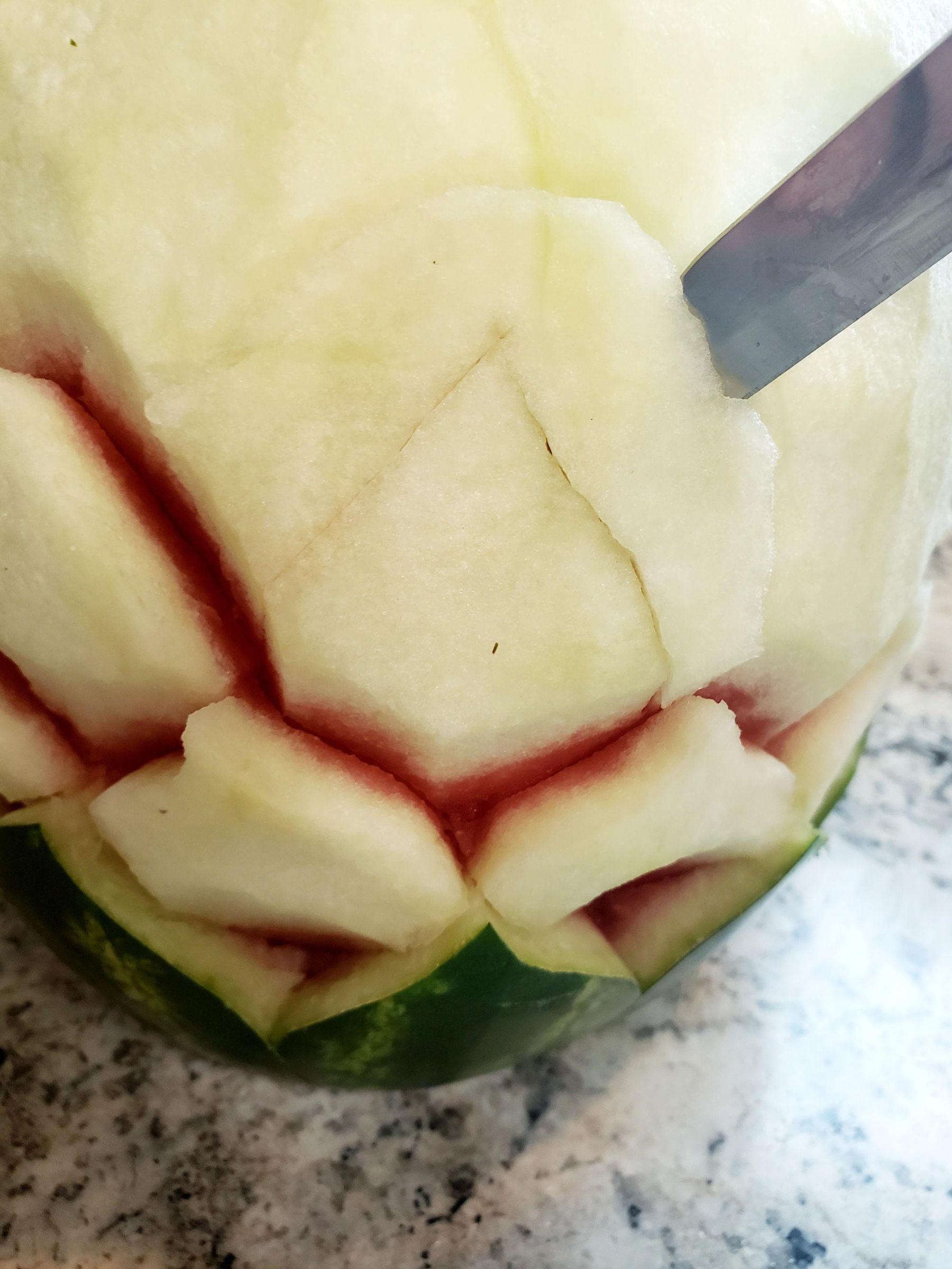 Watermelon Lotus Flower Carving! : 17 Steps (with Pictures) - Instructables