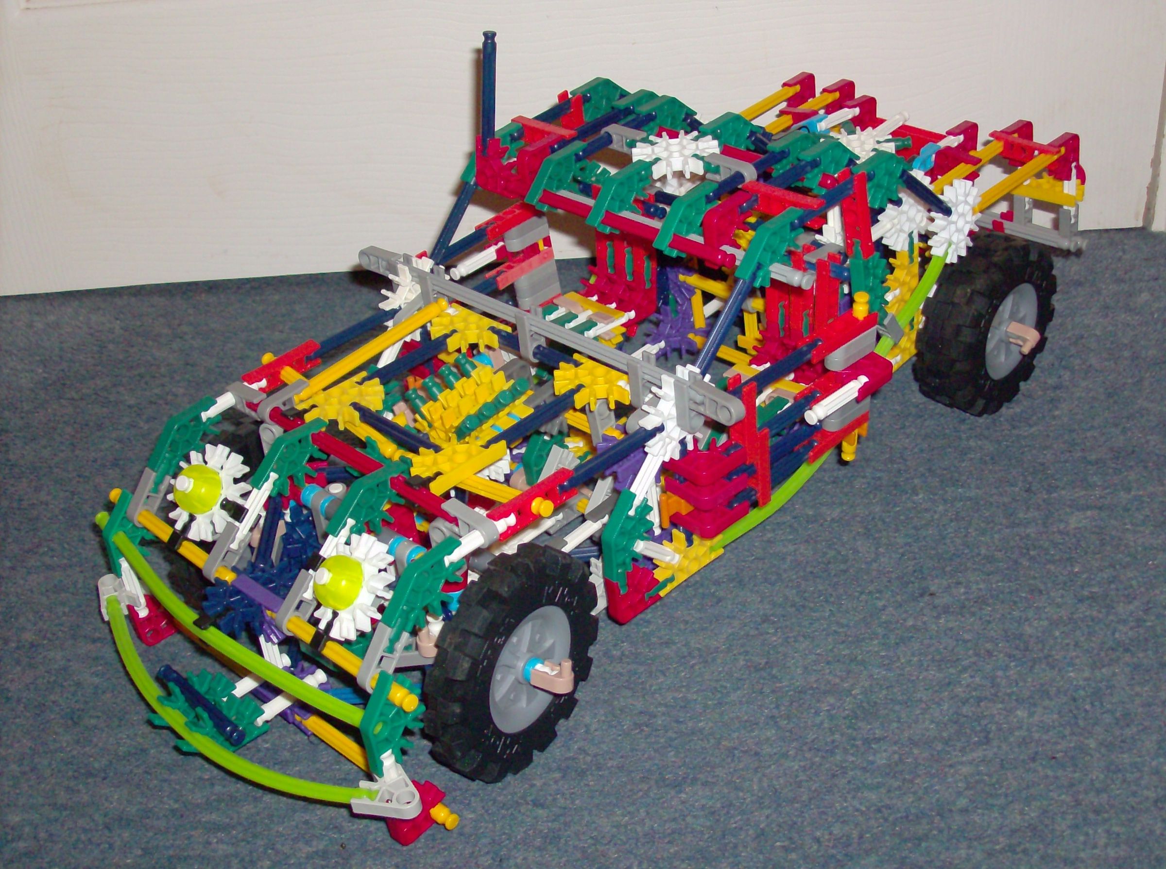 Knex Car With Steering and Suspension . - Instructables