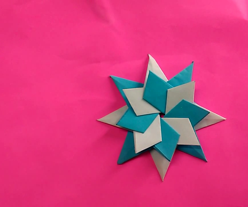 3D Paper Star : 3 Steps - Instructables