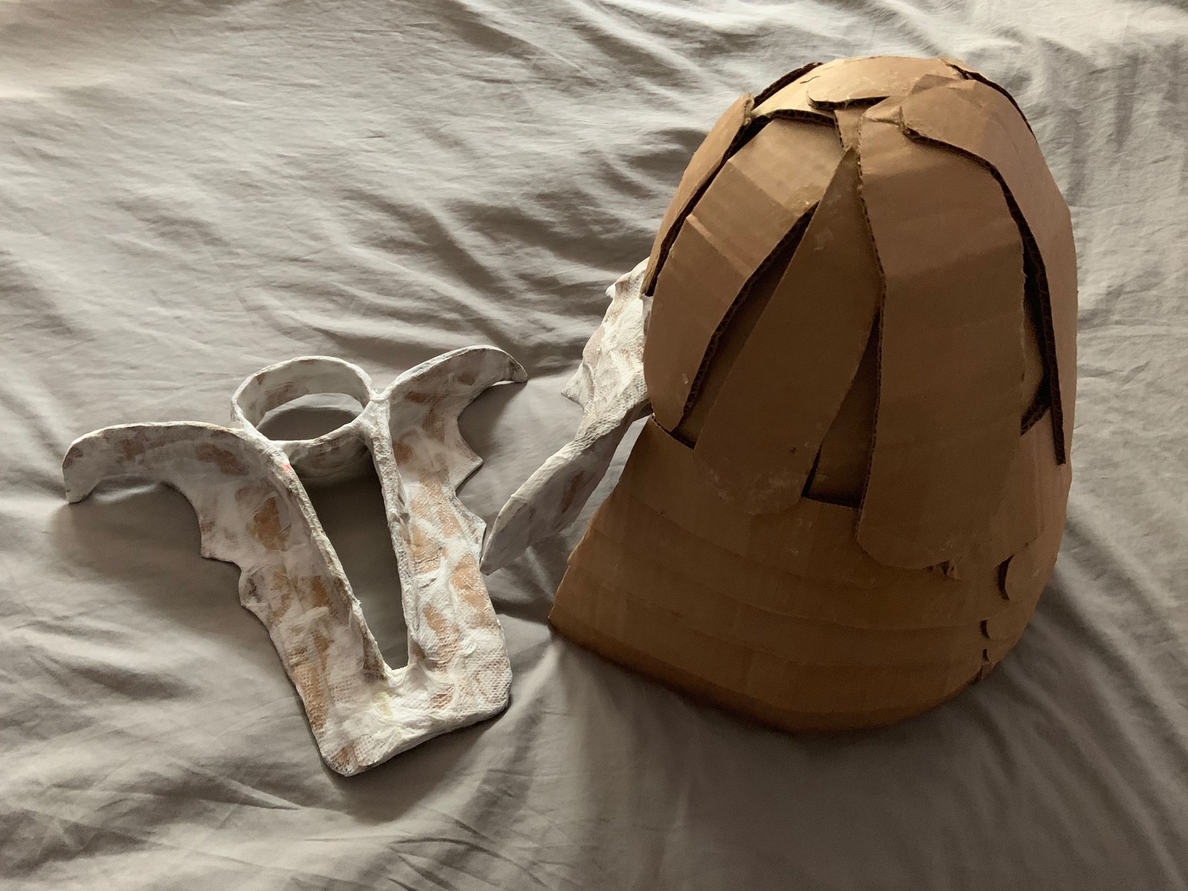 Cardboard Batman Samurai Helmet : 5 Steps (with Pictures) - Instructables