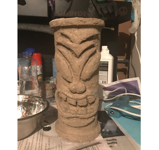 How to Make a Concrete Tiki Garden Statue : 9 Steps (with Pictures ...