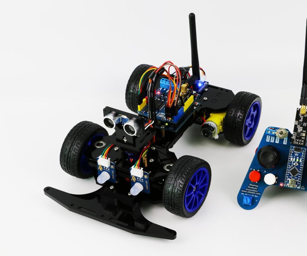 Adeept Remote Control Smart Car Kit For Arduino 18 Steps Instructables