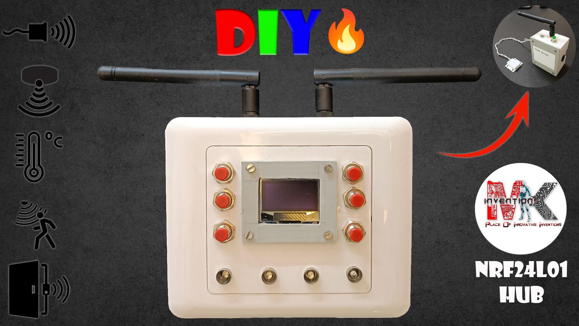 🔧 DIY Wireless Sensor Hub With ESP32 + Arduino + NRF24L01 : 12 Steps ...