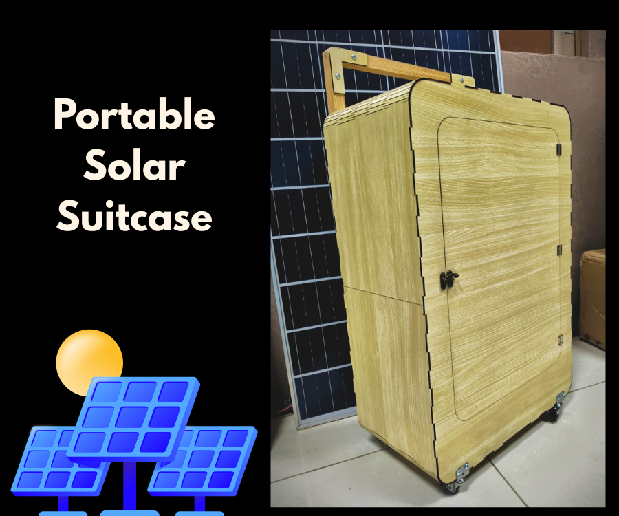 Portable Solar Suitcase - Solar Power on the Go! : 5 Steps (with ...