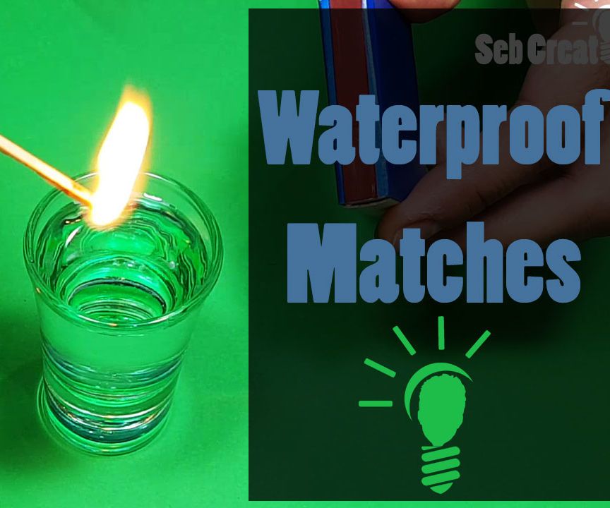 Waterproof Matches - 5 Sec/match to Do ! Easy Tutorial - Instructables