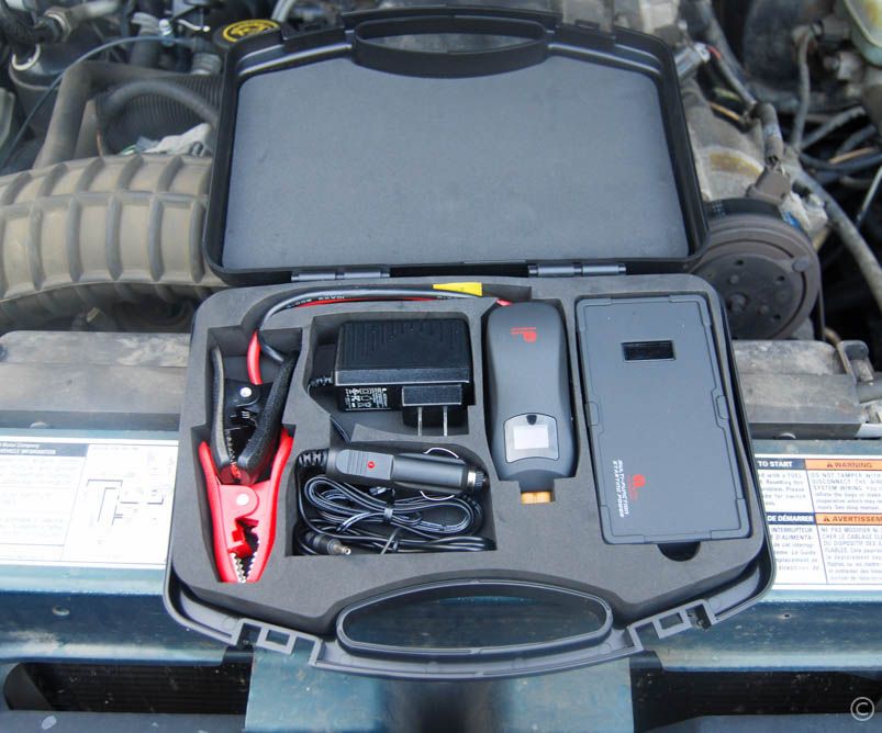 Jump Start With a Portable Jump Starter : 3 Steps - Instructables