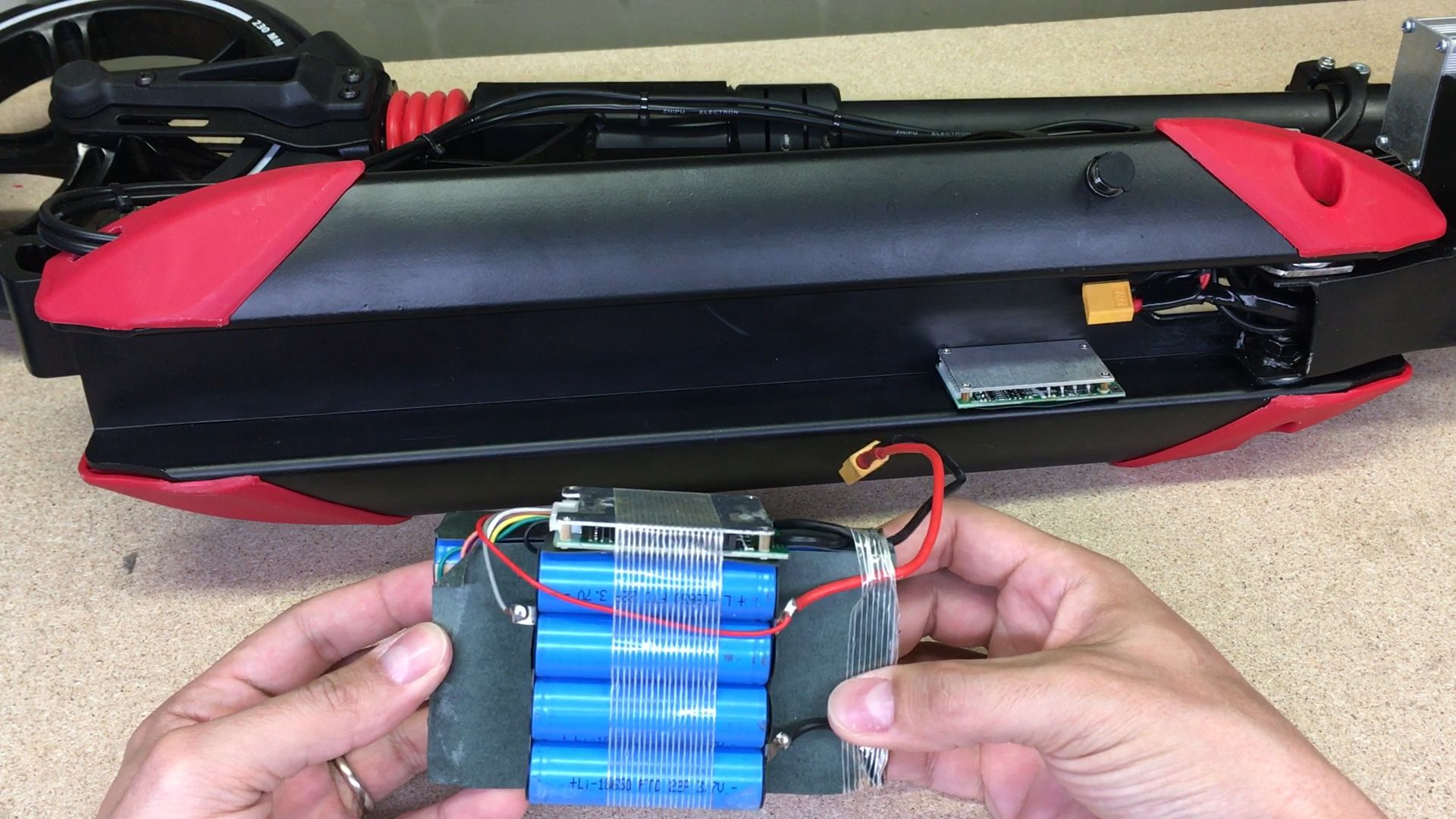 DIY: Electric Scooter Conversion With Hoverboard Parts : 16 Steps (with ...