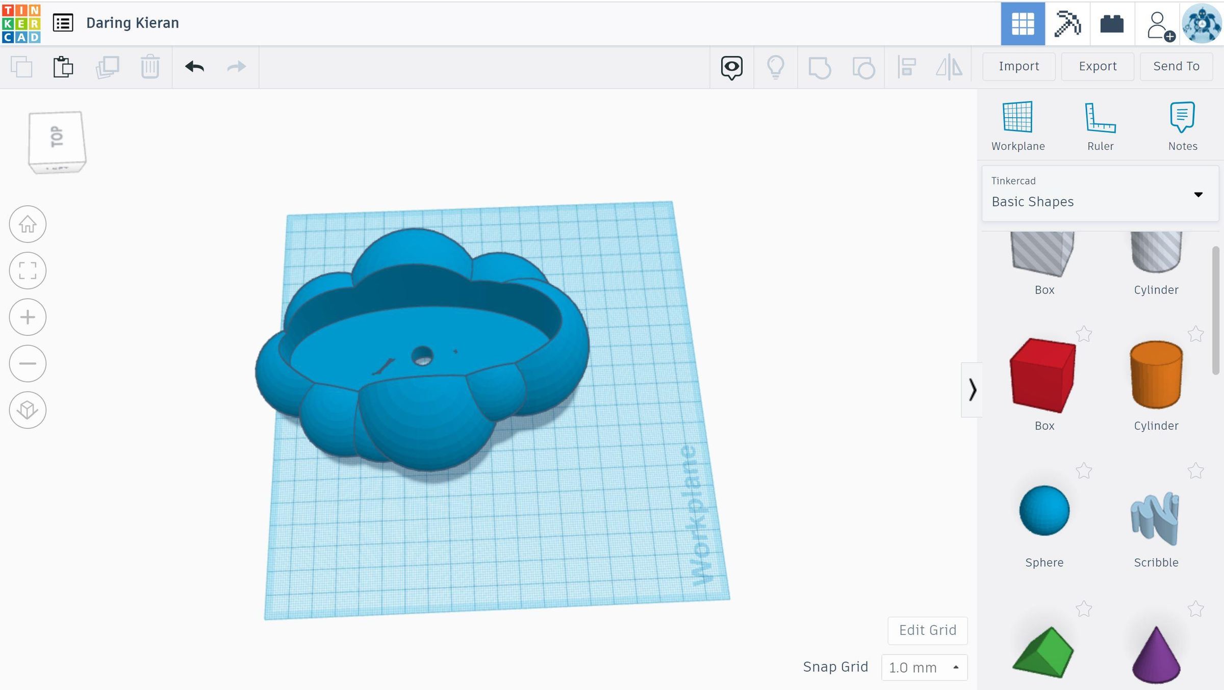 3D Print a Cloud Planter With TinkerCad! : 3 Steps (with Pictures ...