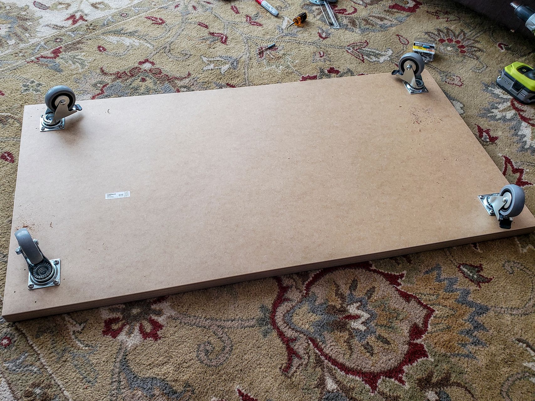 IKEA Tabletop Pipe Riser Multi-Level Glowforge Table : 4 Steps (with ...