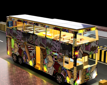 Double Decker Bus Converted Into a Moving Restaurant : 5 Steps ...