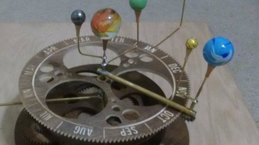 Simple Solar System Mechanical Gear