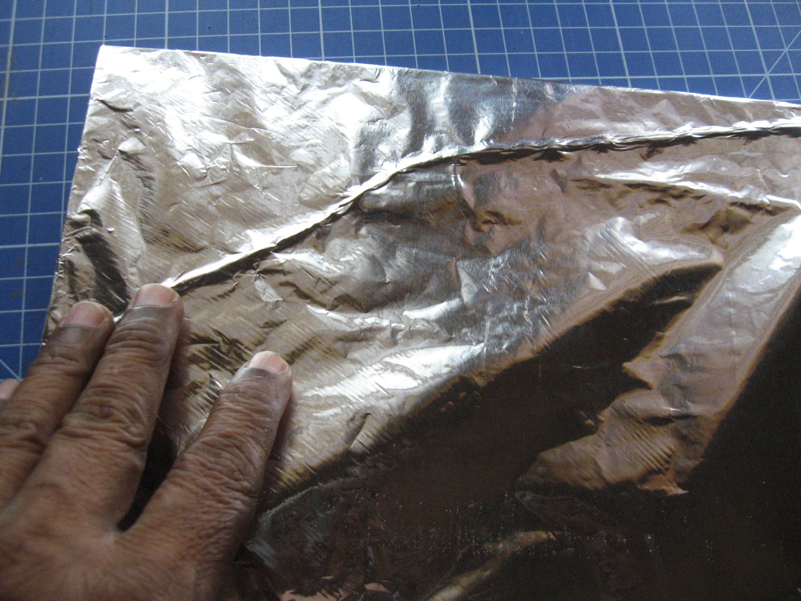Art Work With Aluminium Foil Over Cardboard : 5 Steps (with Pictures ...