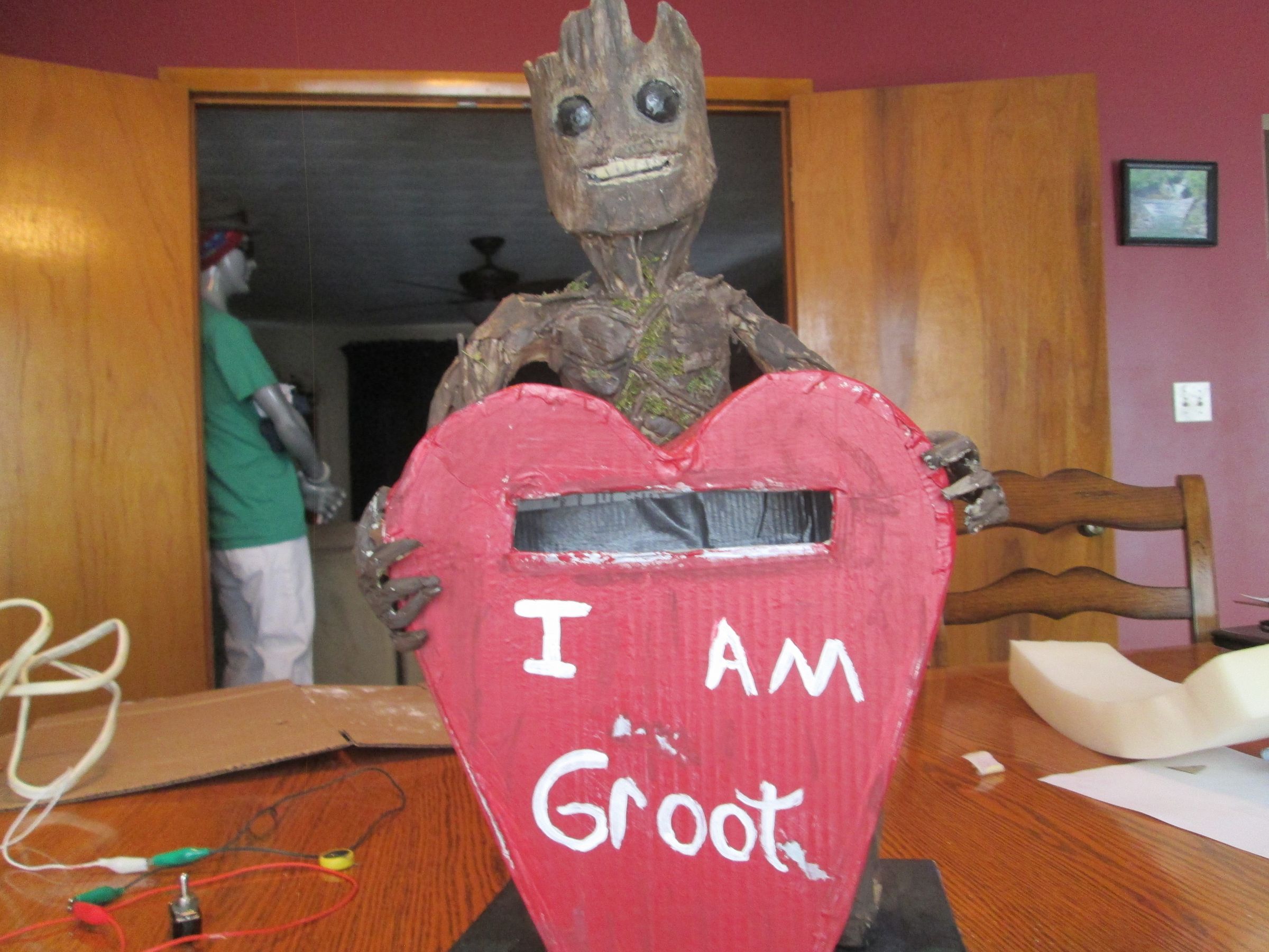 Paper Mache Life-Sized Baby Groot! : 6 Steps - Instructables
