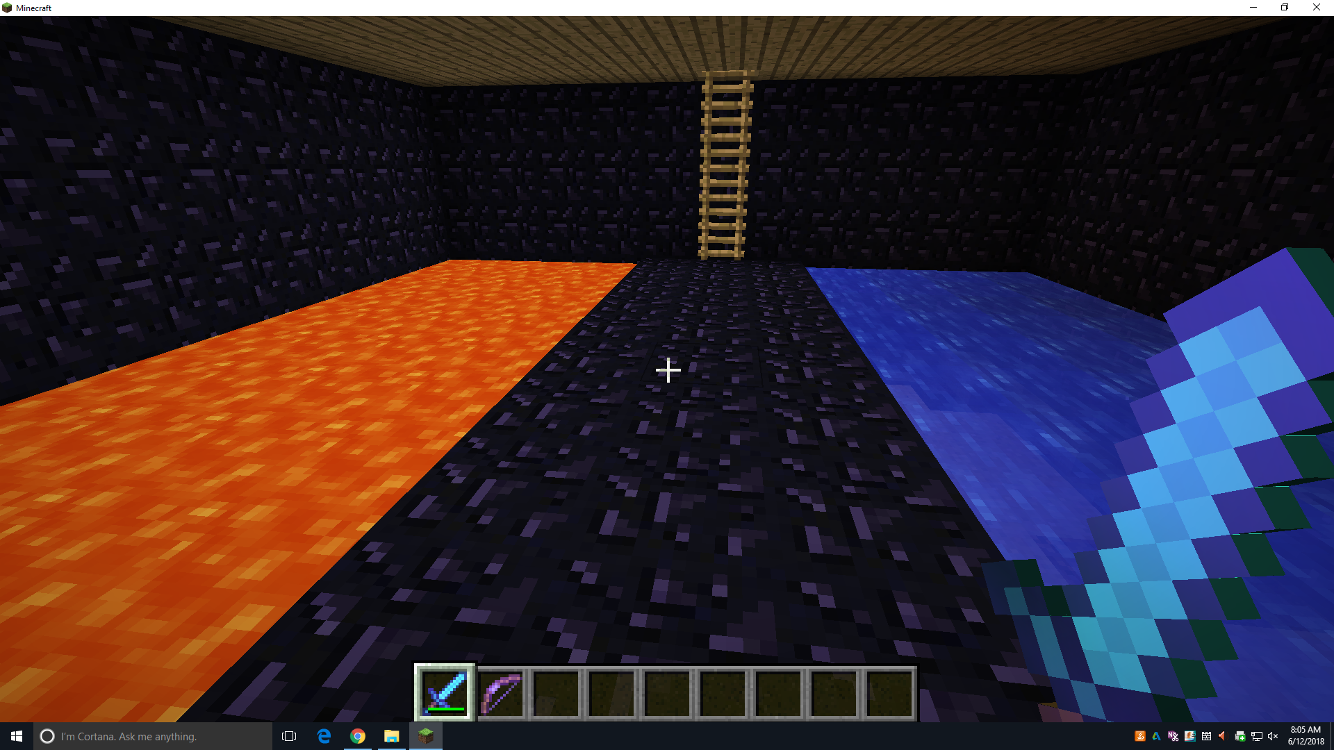 Minecraft Obsidian House