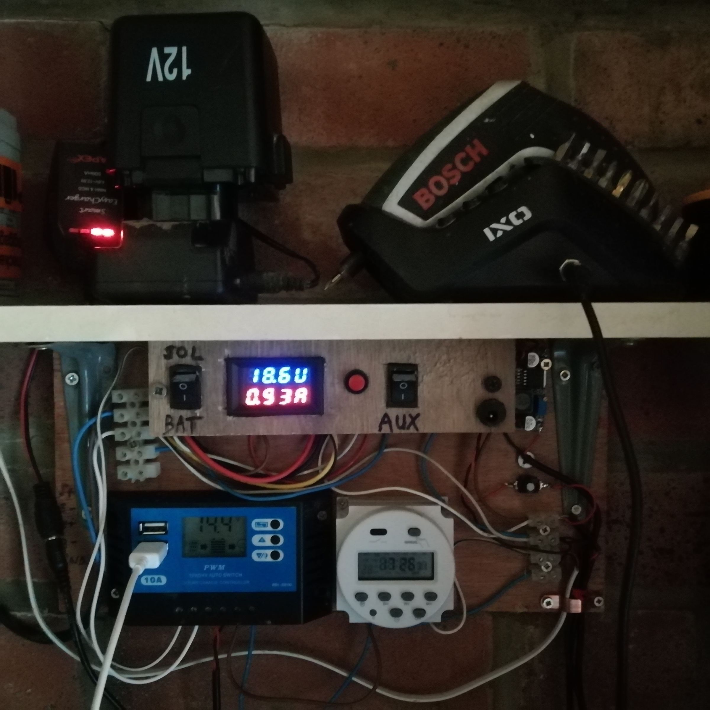 Solar Charged Power Shelf : 13 Steps - Instructables