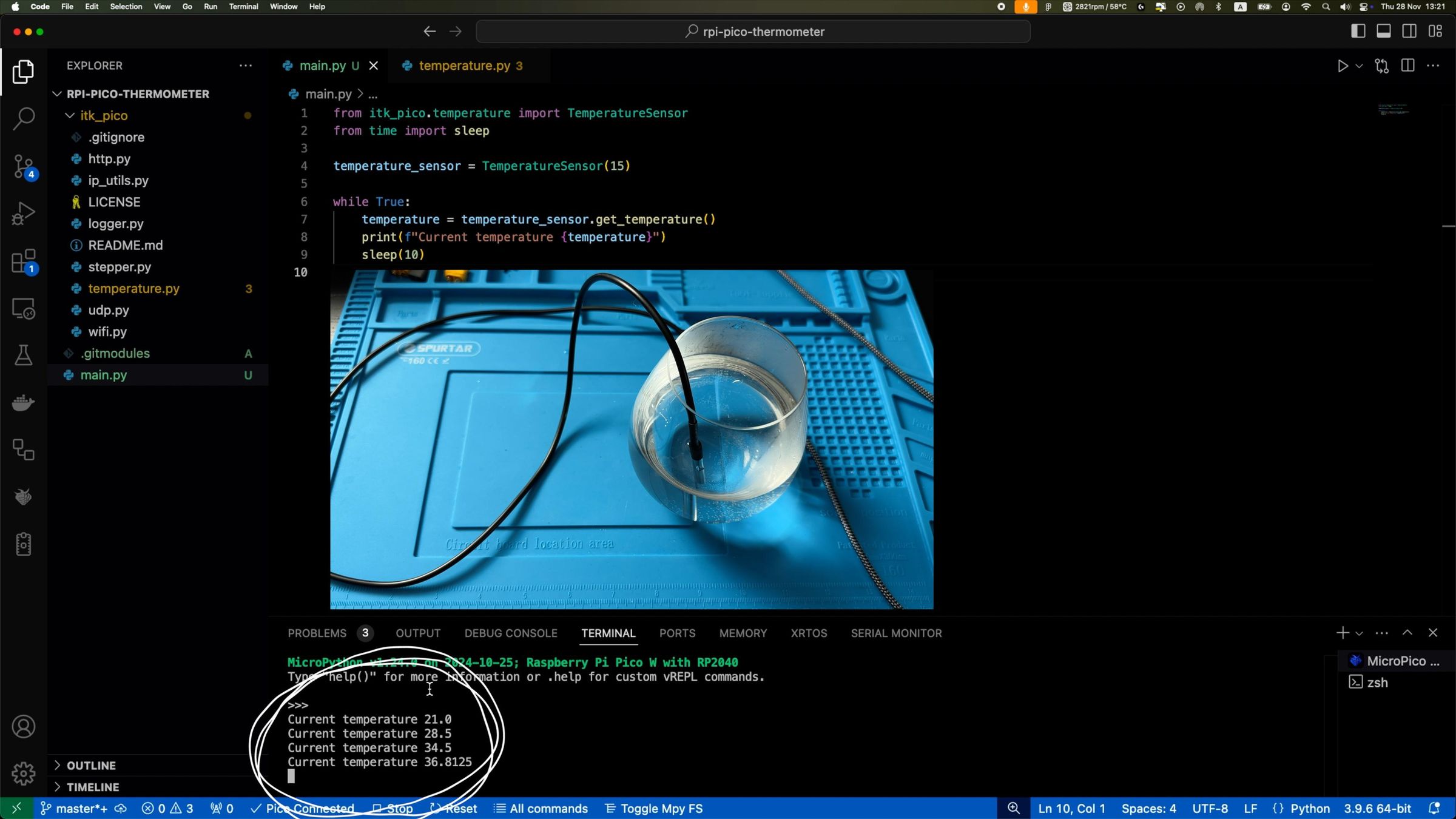 Raspberry Pi Pico 2W + Mobile App: Build Your Own Smart Wi-Fi Thermometer! : 7 Steps - Instructables