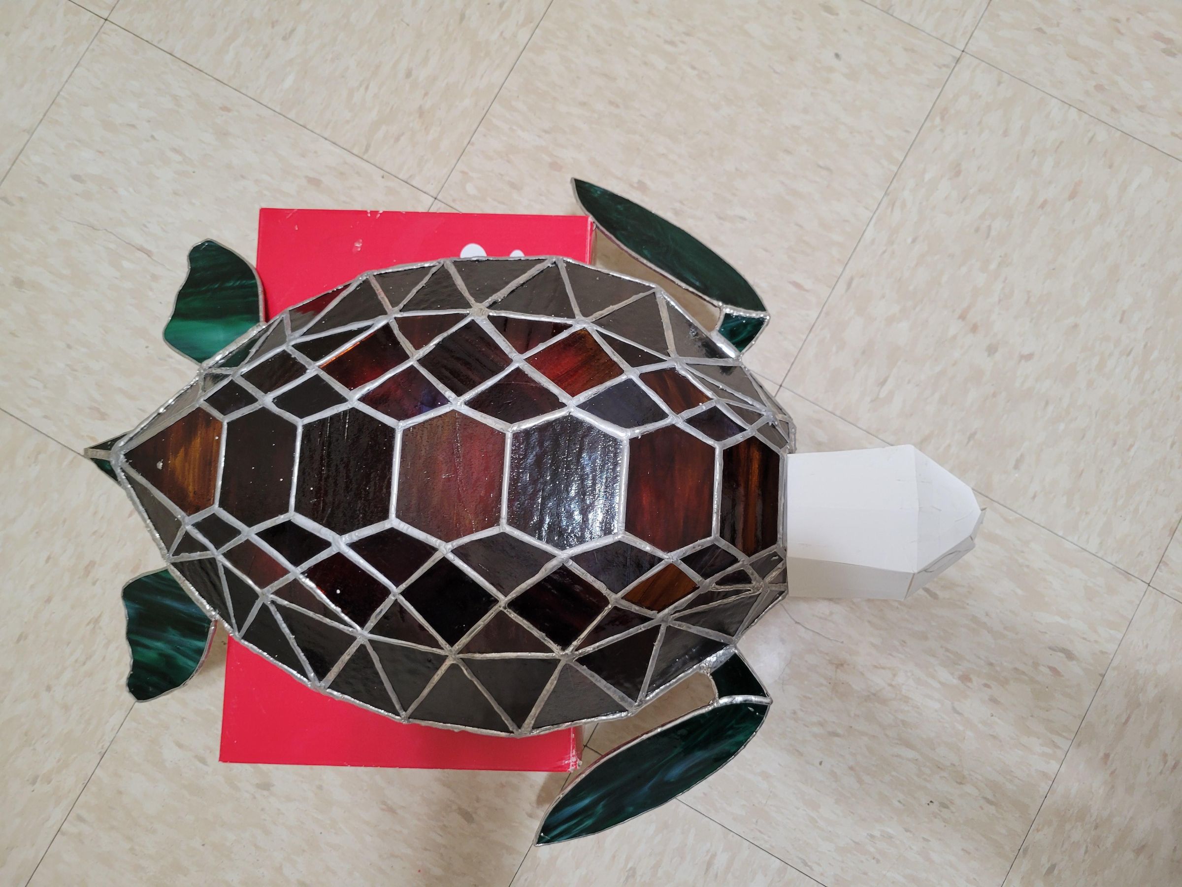 Stained Glass Sea Turtle Lamp : 27 Steps (with Pictures) - Instructables