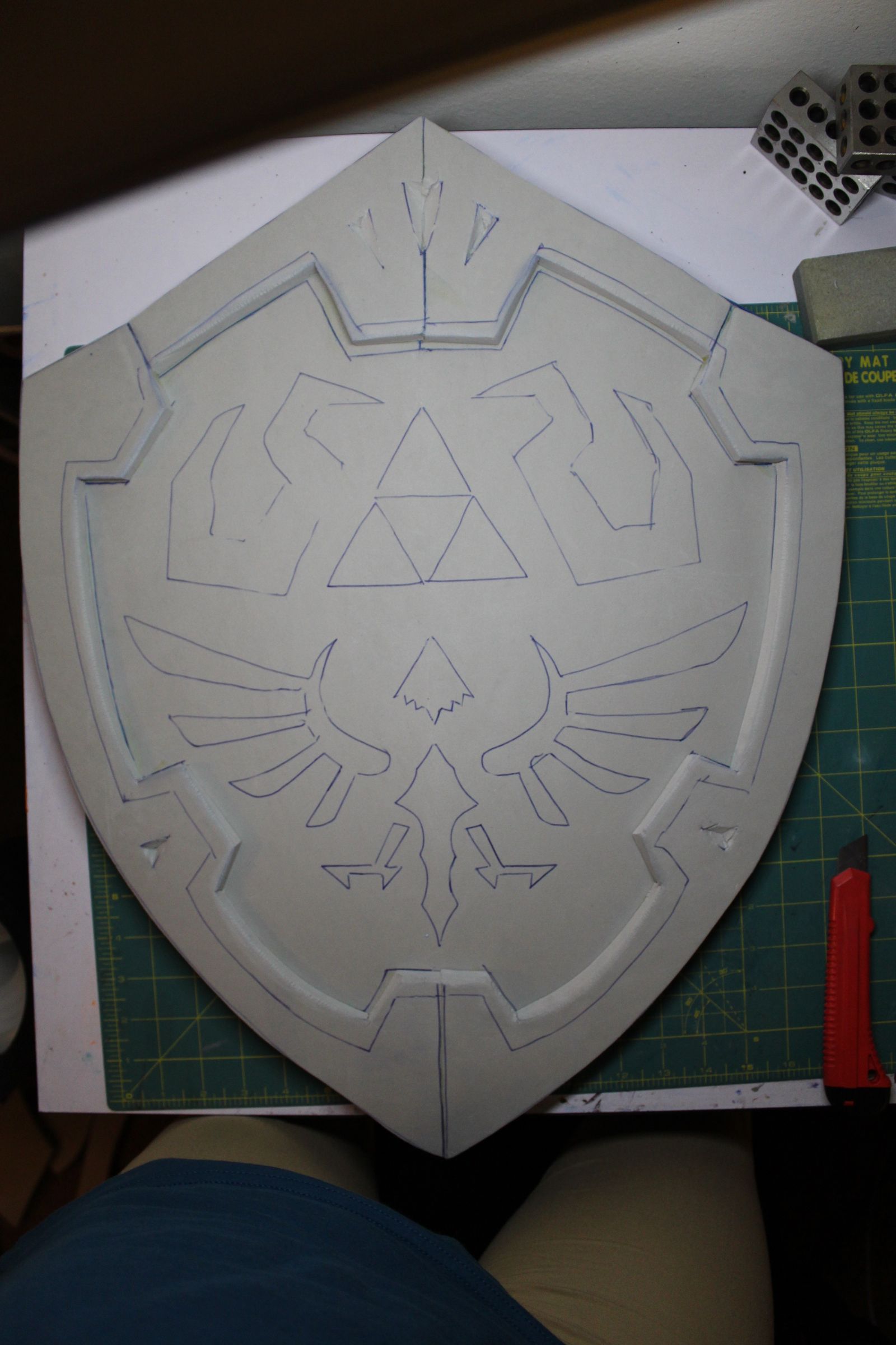 Zelda Link Schablone