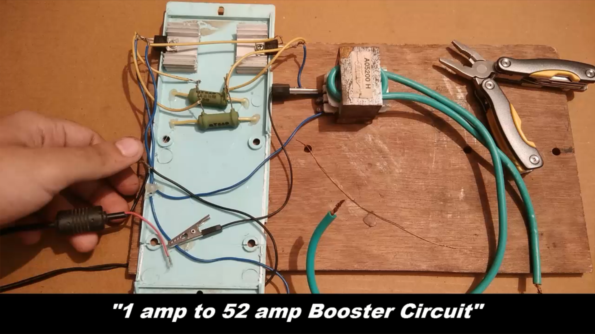 How to Make a 1 Amp to 50 Amps Current Boost Inverter Circuit DIY : 4 ...