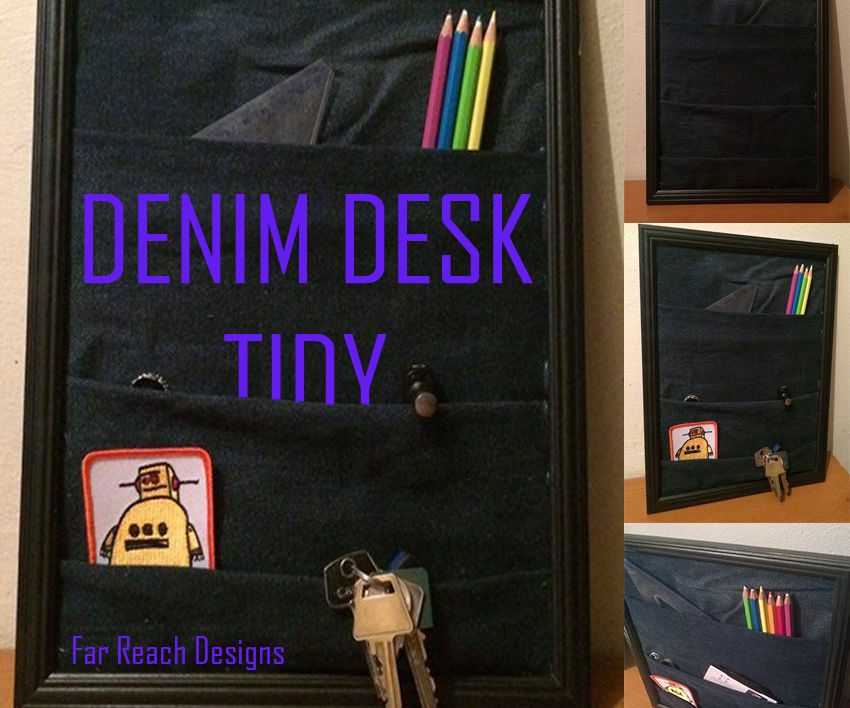 Denim Desk Tidy : 6 Steps (with Pictures) - Instructables