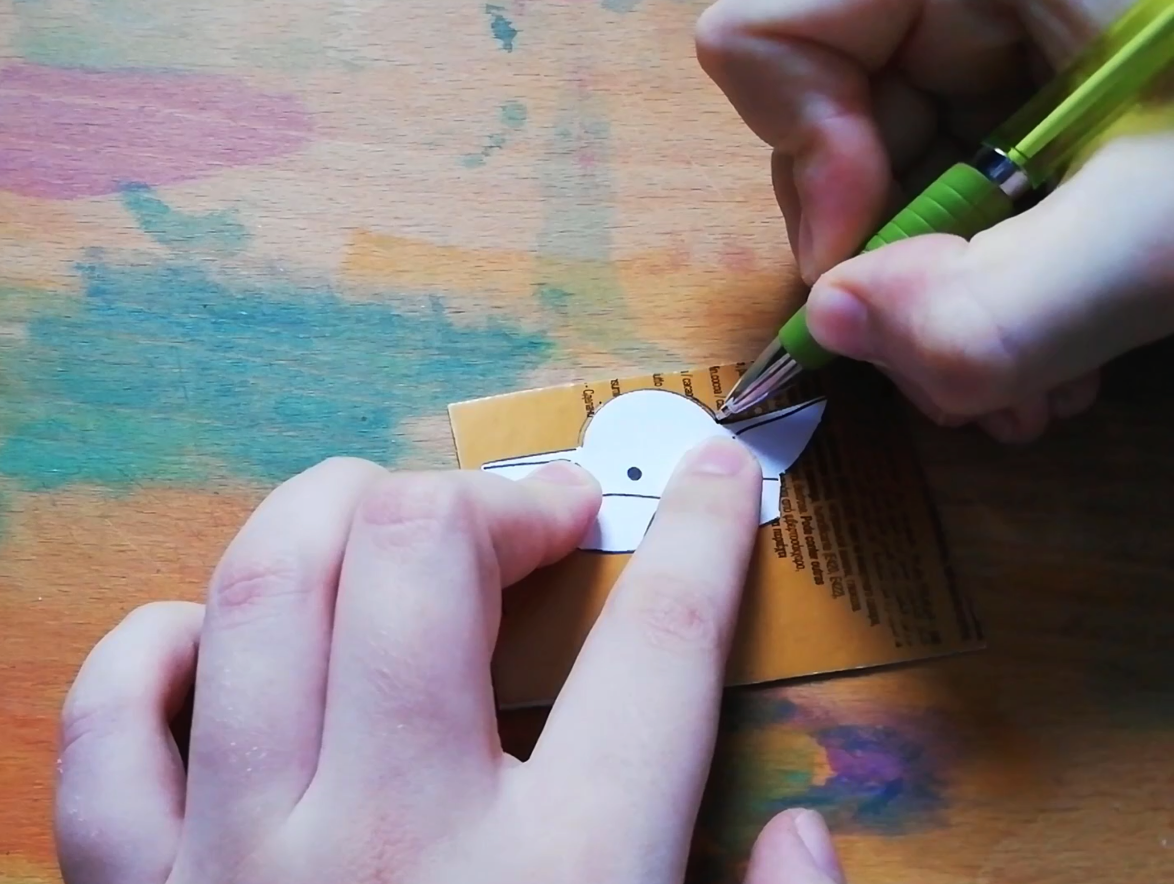 Baby Yoda Cardboard Keychain : 6 Steps (with Pictures) - Instructables