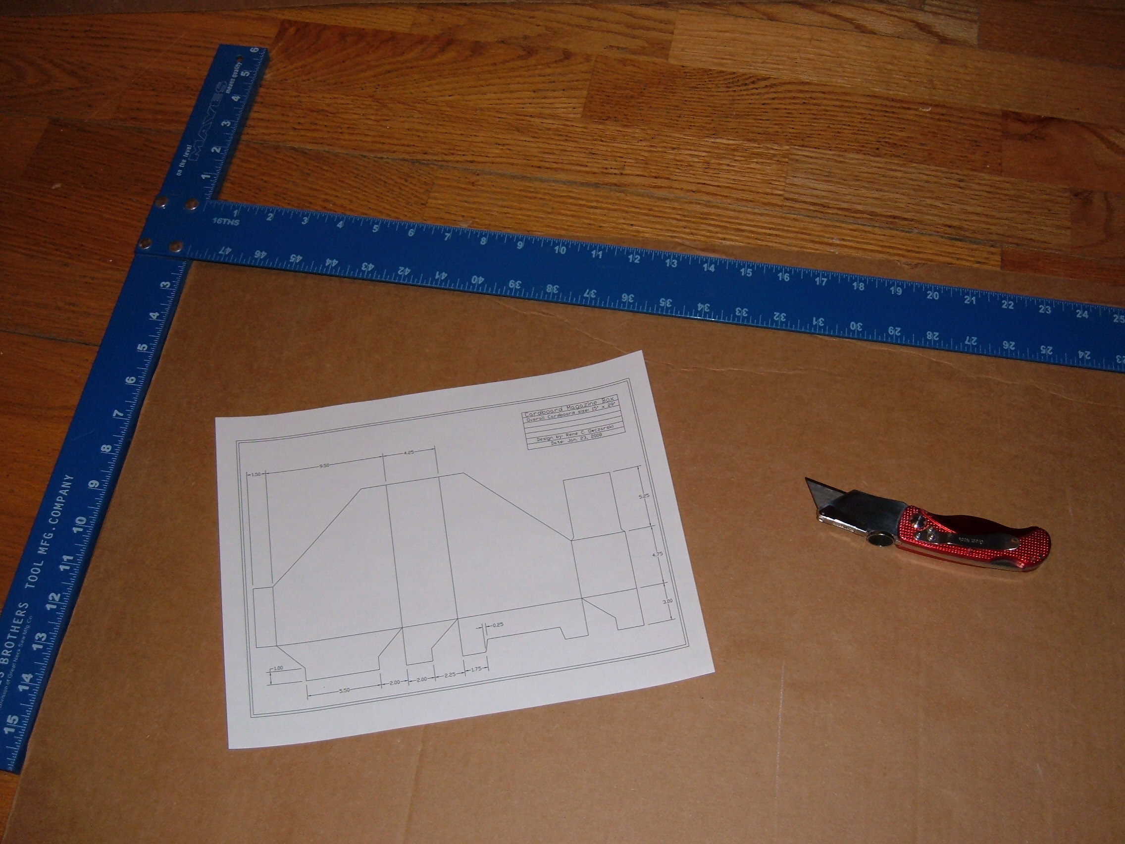 Homemade Cardboard Magazine Box : 8 Steps - Instructables