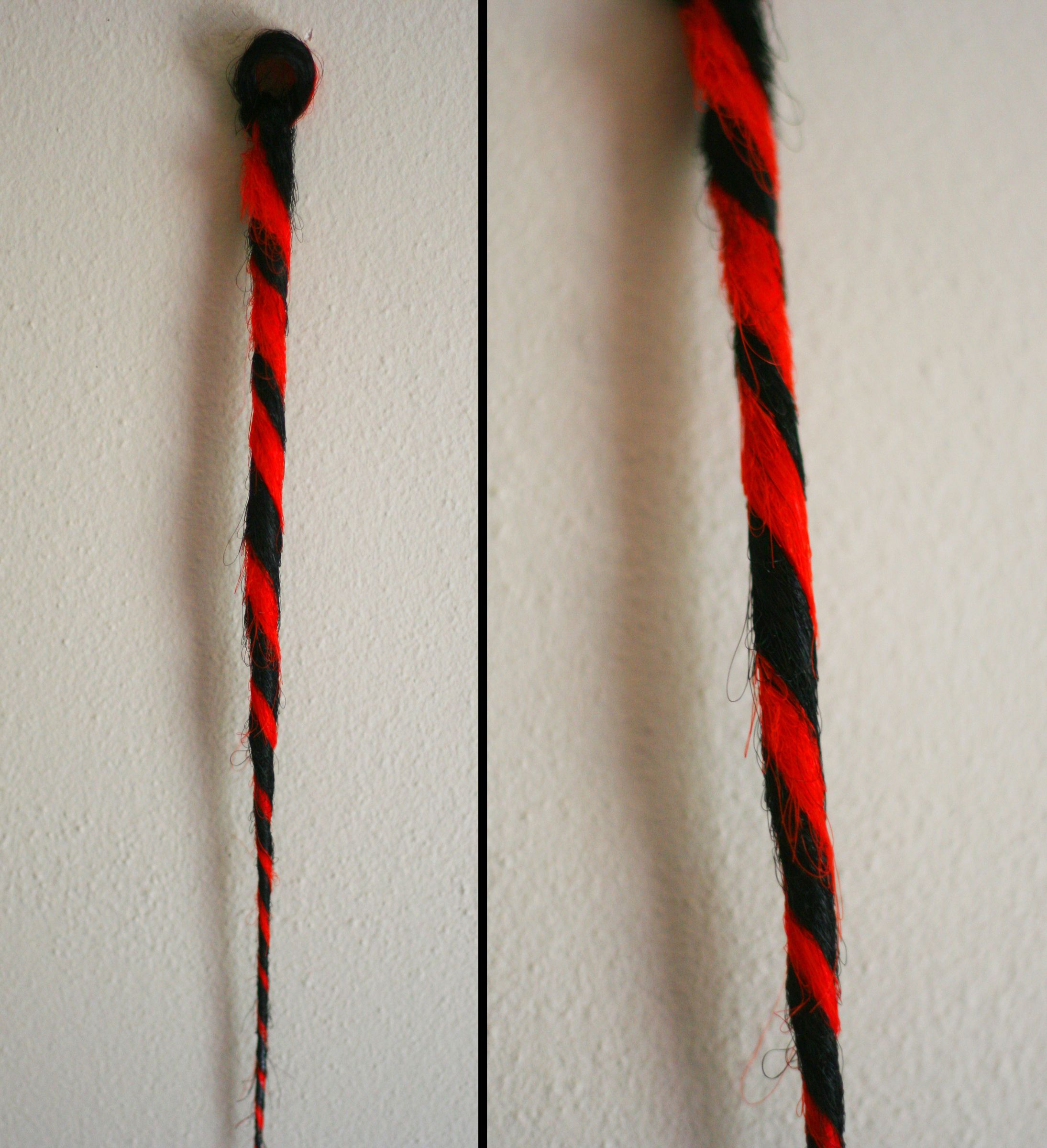 DIY Synthetic Dreads: Candy Cane/Swirled : 5 Steps - Instructables