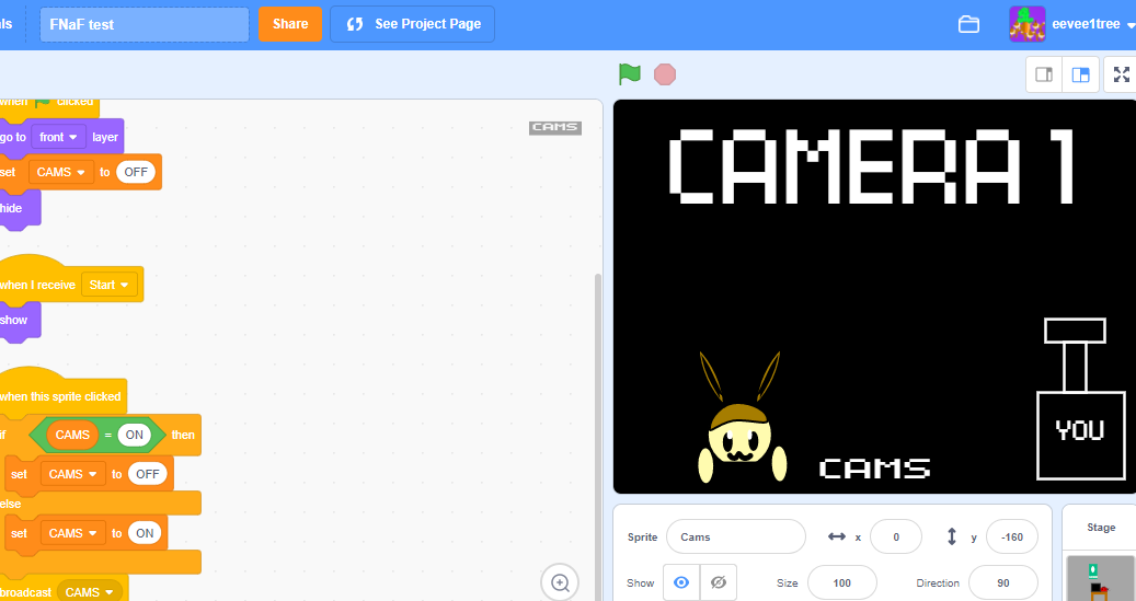 Making Scratch Games (FNaF) : 4 Steps - Instructables