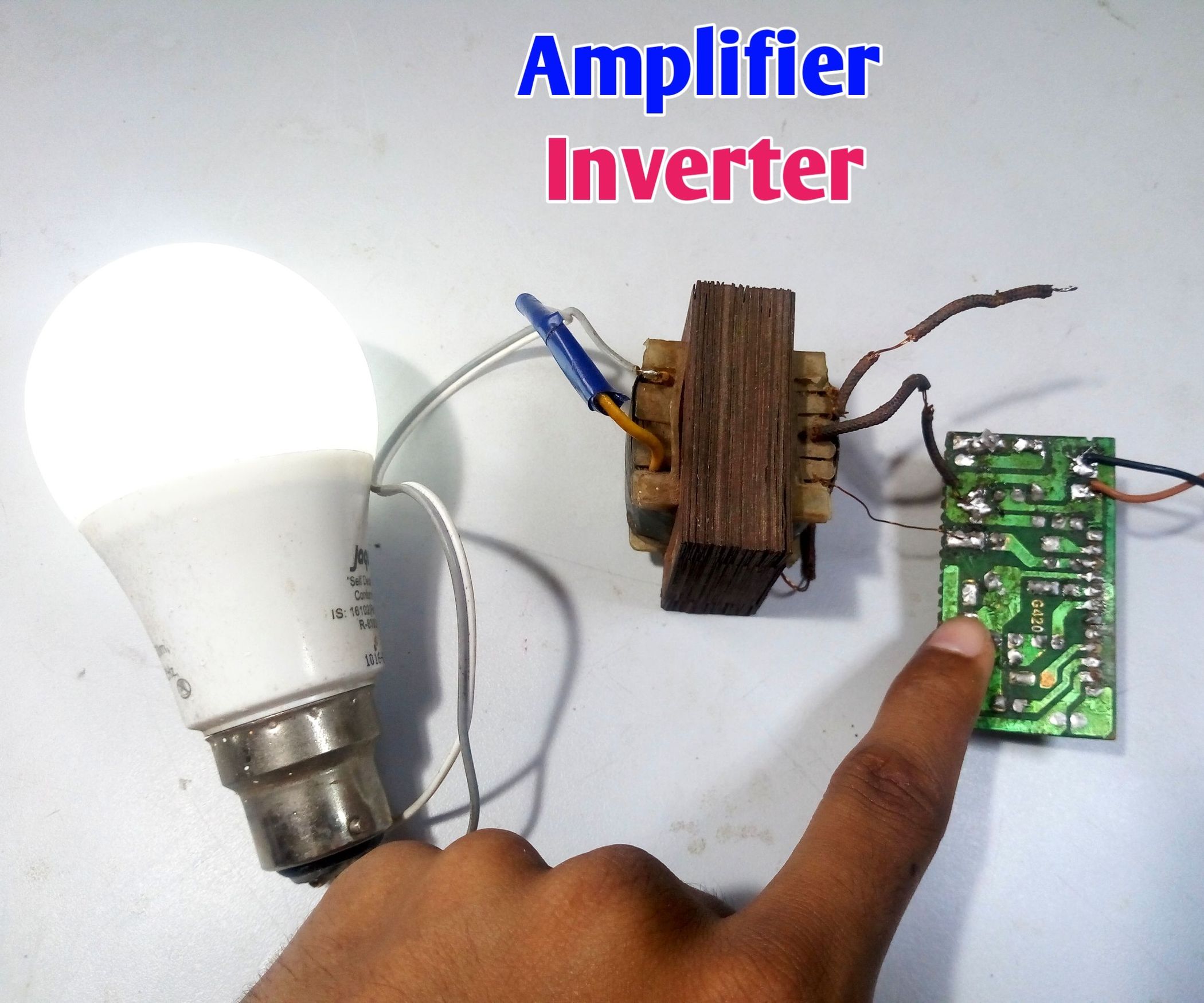 How to Make an Inverter Using an Amplifier Board : 7 Steps - Instructables