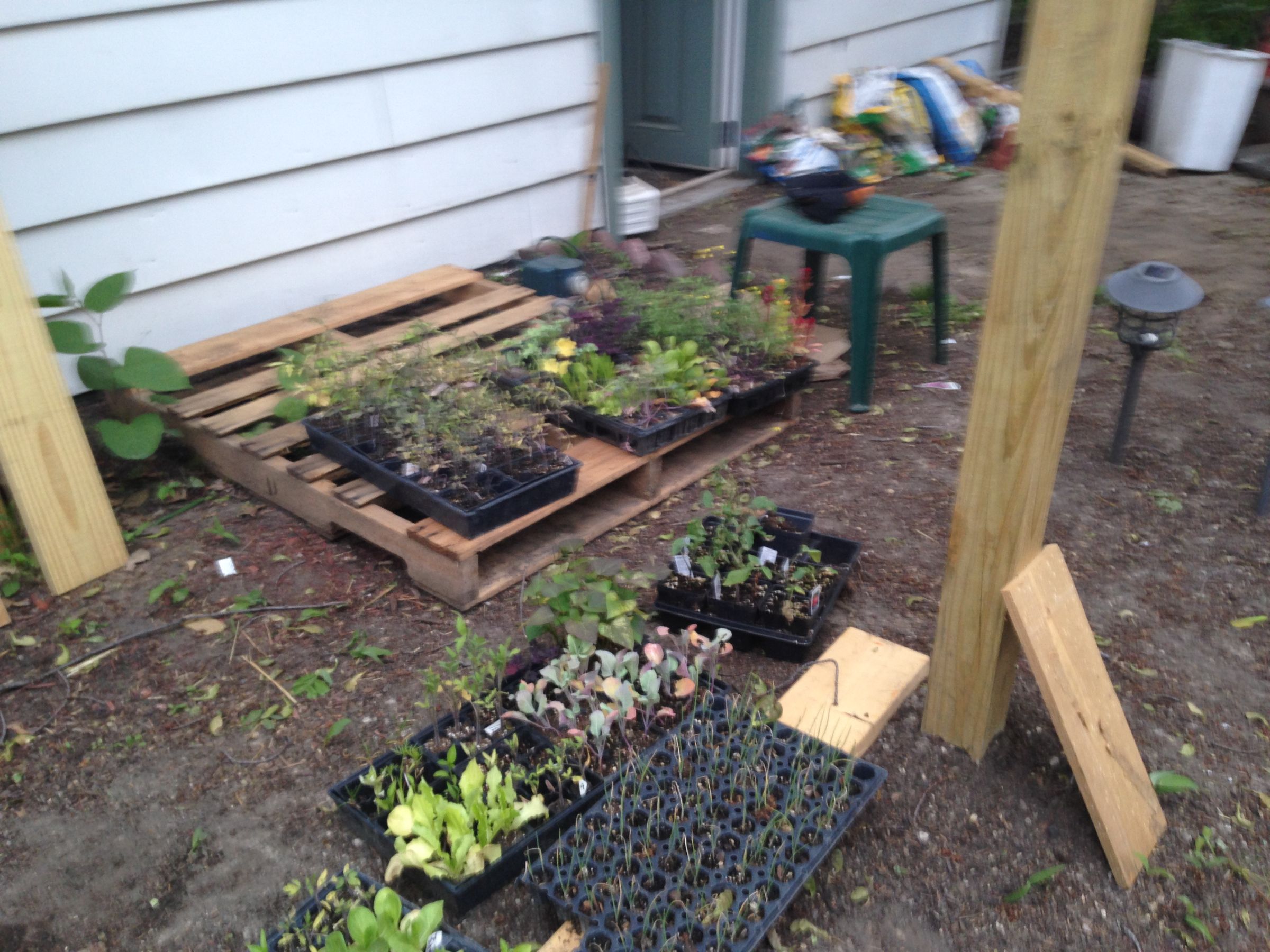 Outdoor Pallet Garden : 10 Steps (with Pictures) - Instructables
