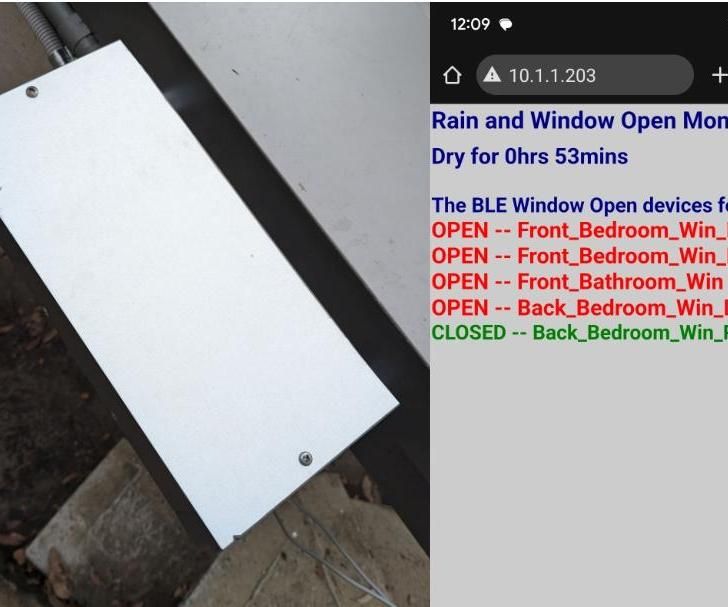 Audio Rain Sensor and Window Open Detector : 12 Steps (with Pictures ...