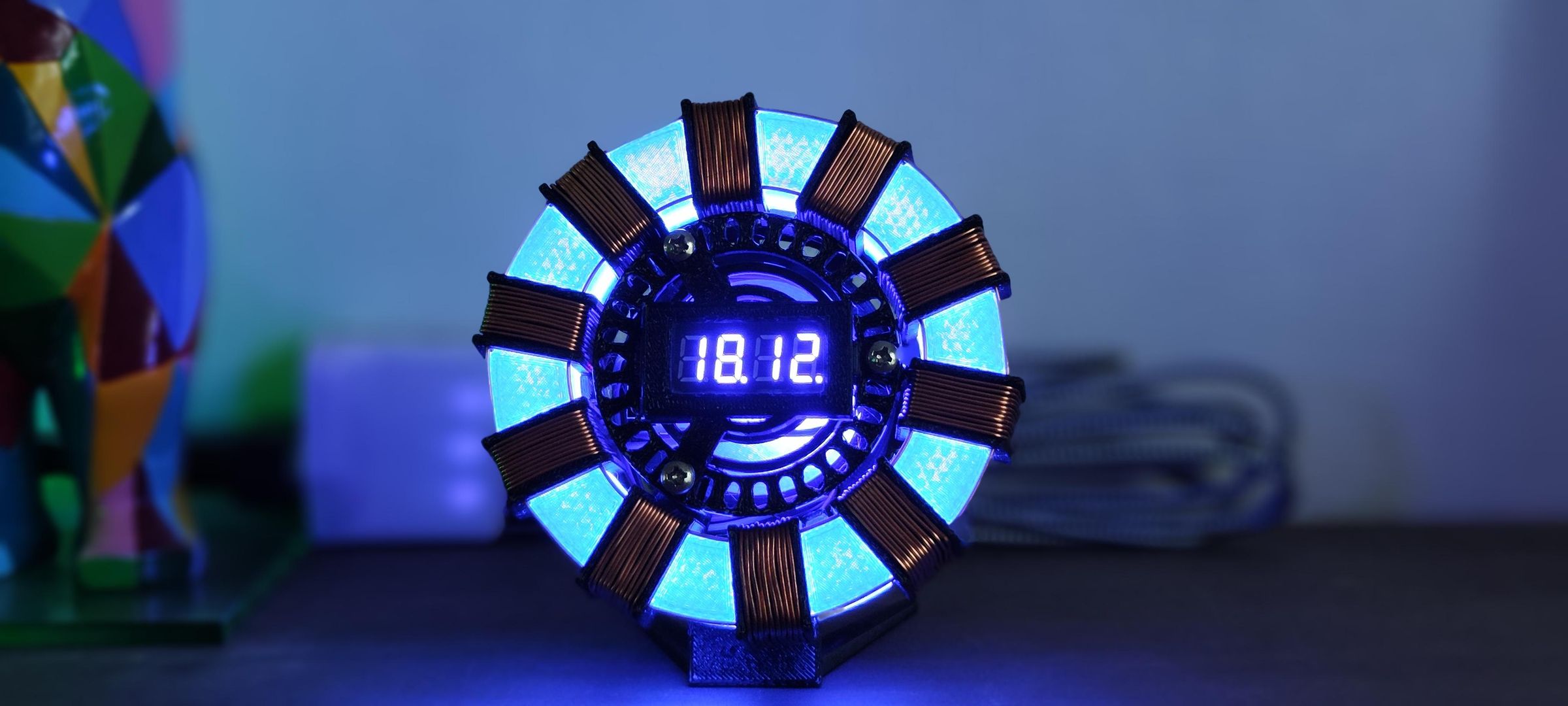 Iron Man Arc Reactor Clock : 16 Steps (with Pictures) - Instructables
