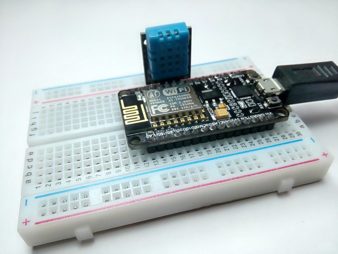 Interface DHT11 (Humidity Sensor) Using NodeMCU : 6 Steps (with ...
