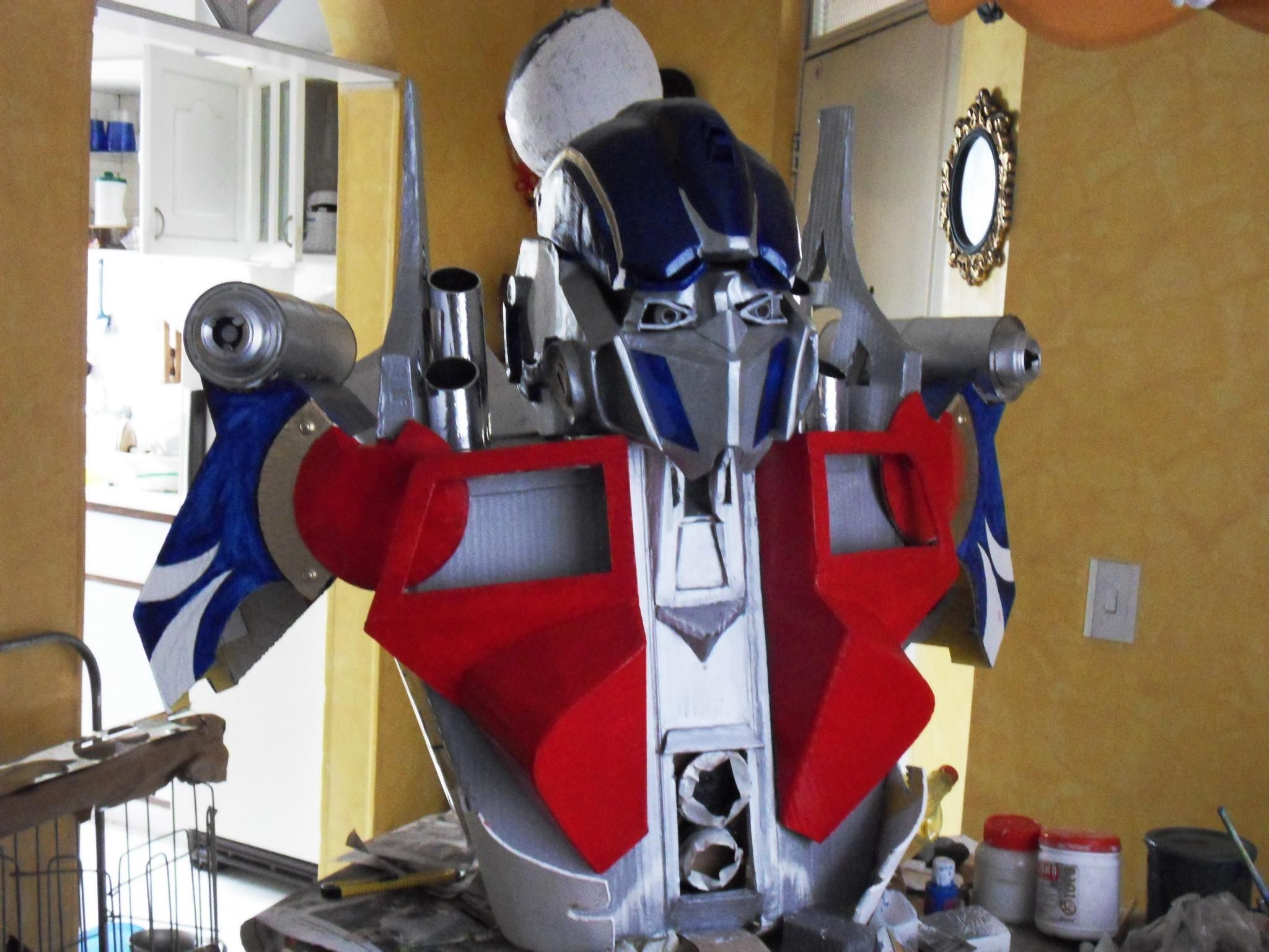 Optimus Prime Cardboard Costume. : 18 Steps (with Pictures) - Instructables