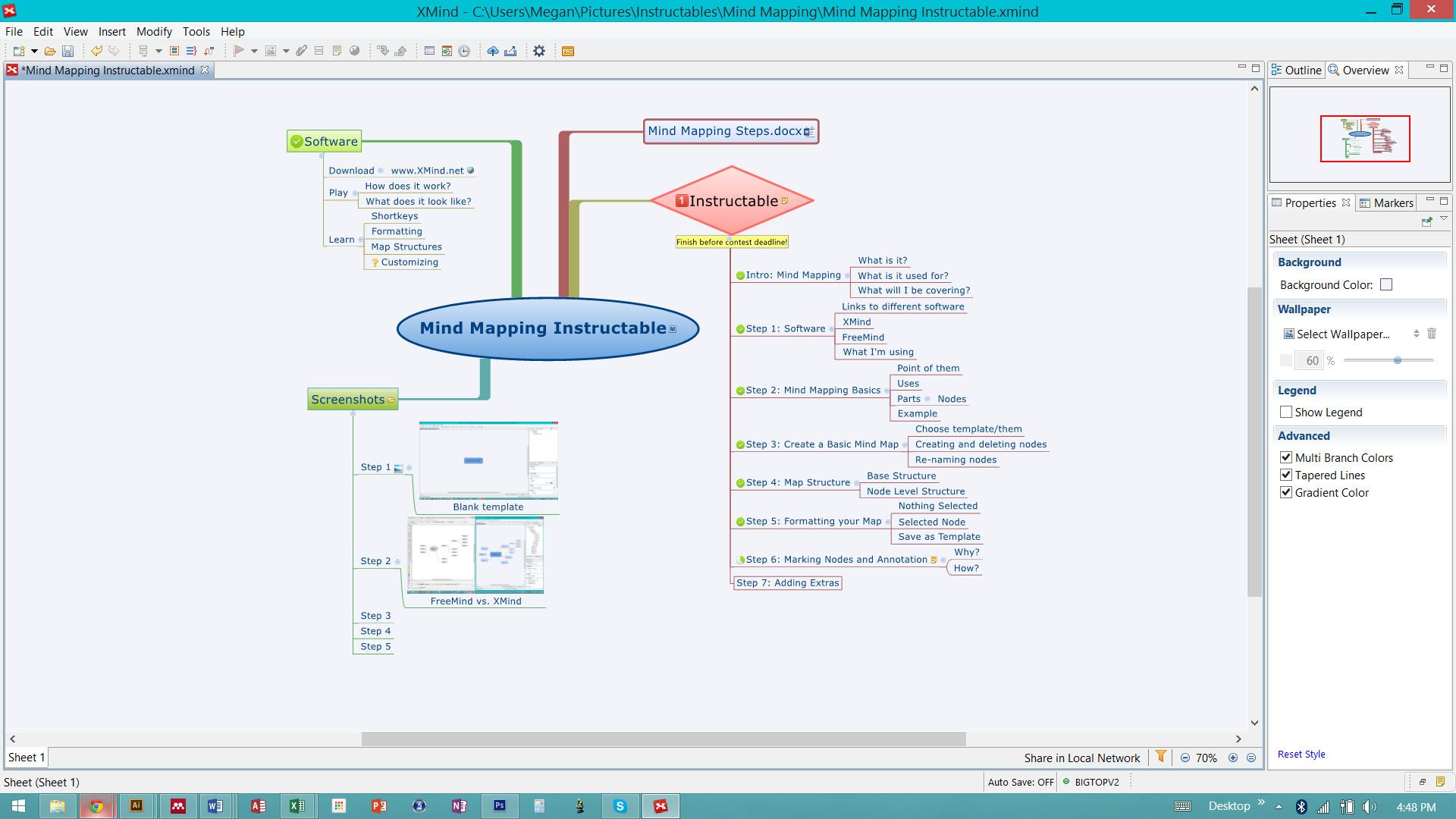 Mind Mapping Software for Visual Organization : 8 Steps (with Pictures ...