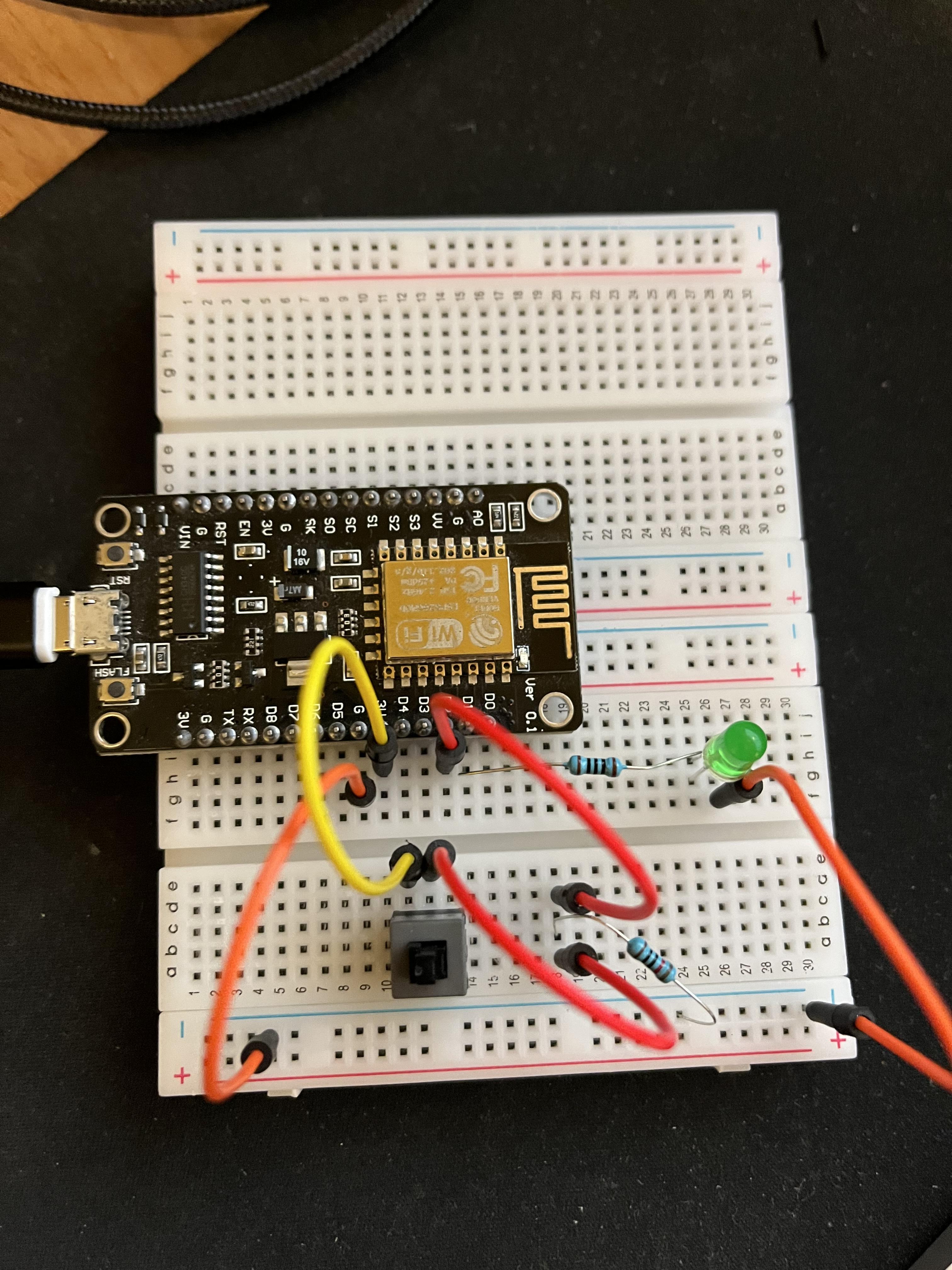NodeMCU Project—Button Control LED : 3 Steps (with Pictures ...