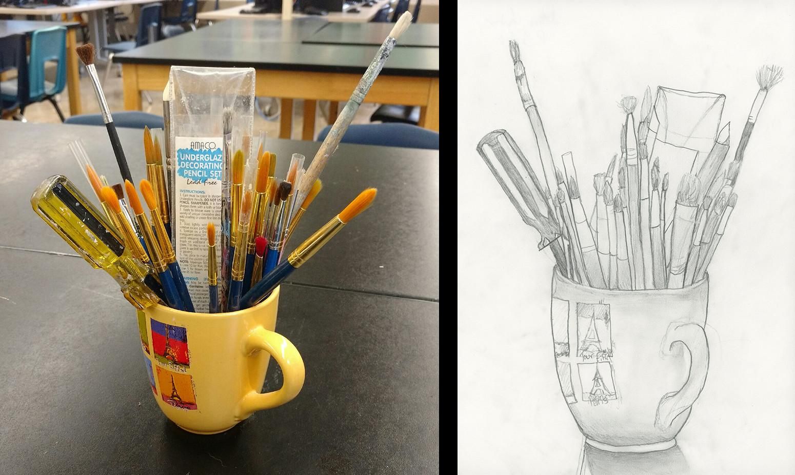 Drawing From Observation (drawing Real Life Objects) : 4 Steps ...