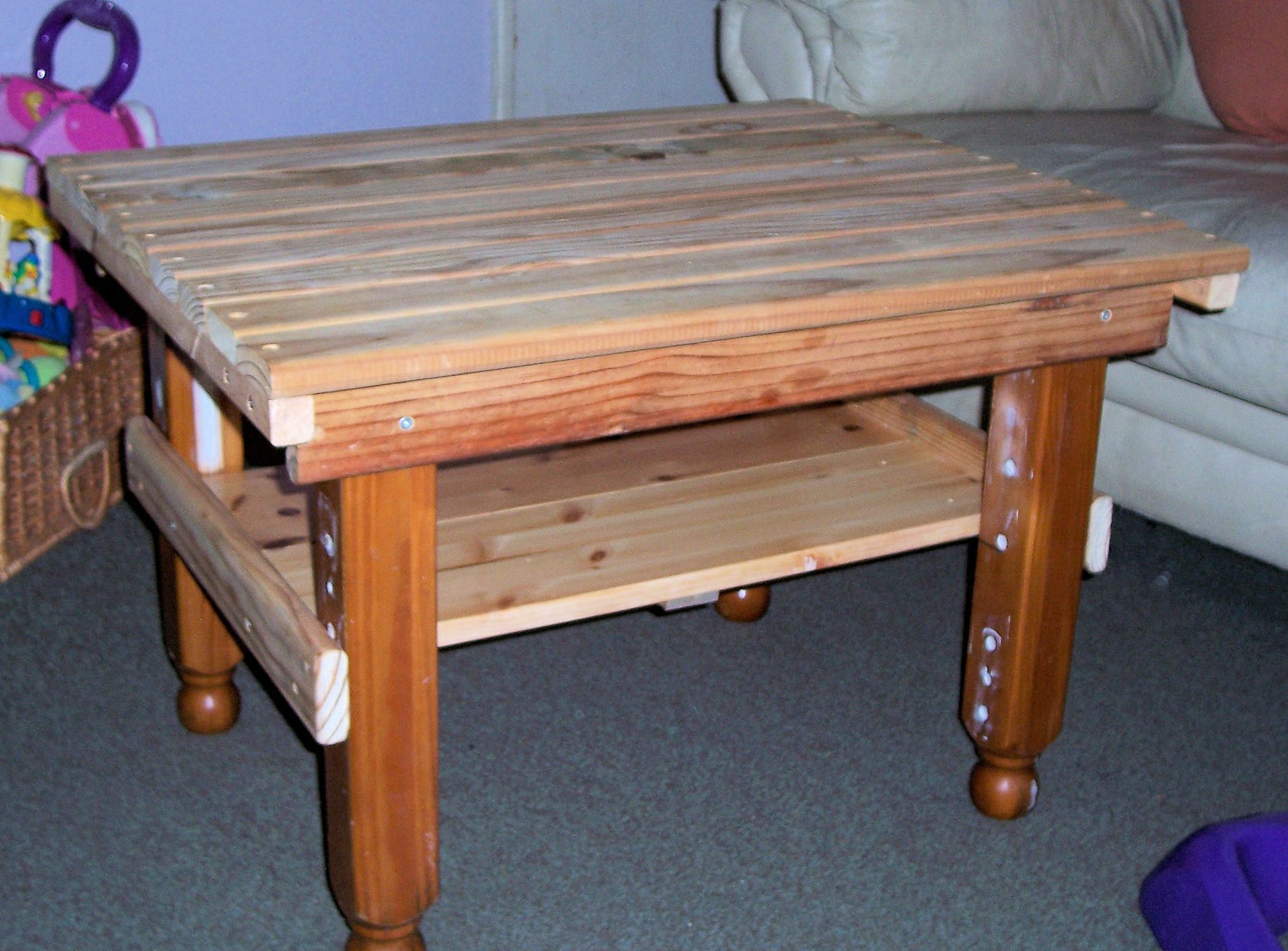 Salvaged Timber Table for a Corner Suite. : 6 Steps (with Pictures ...