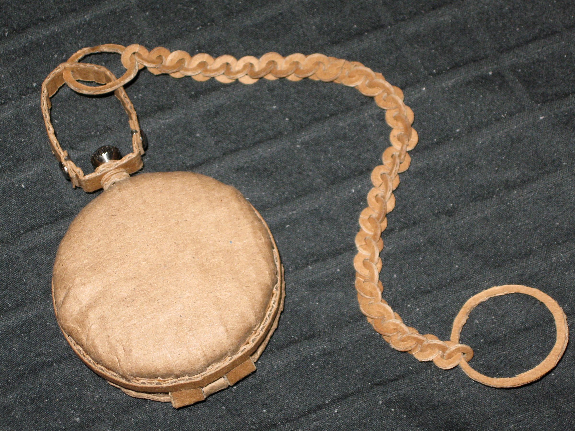 Cardboard Pocketwatch - Instructables