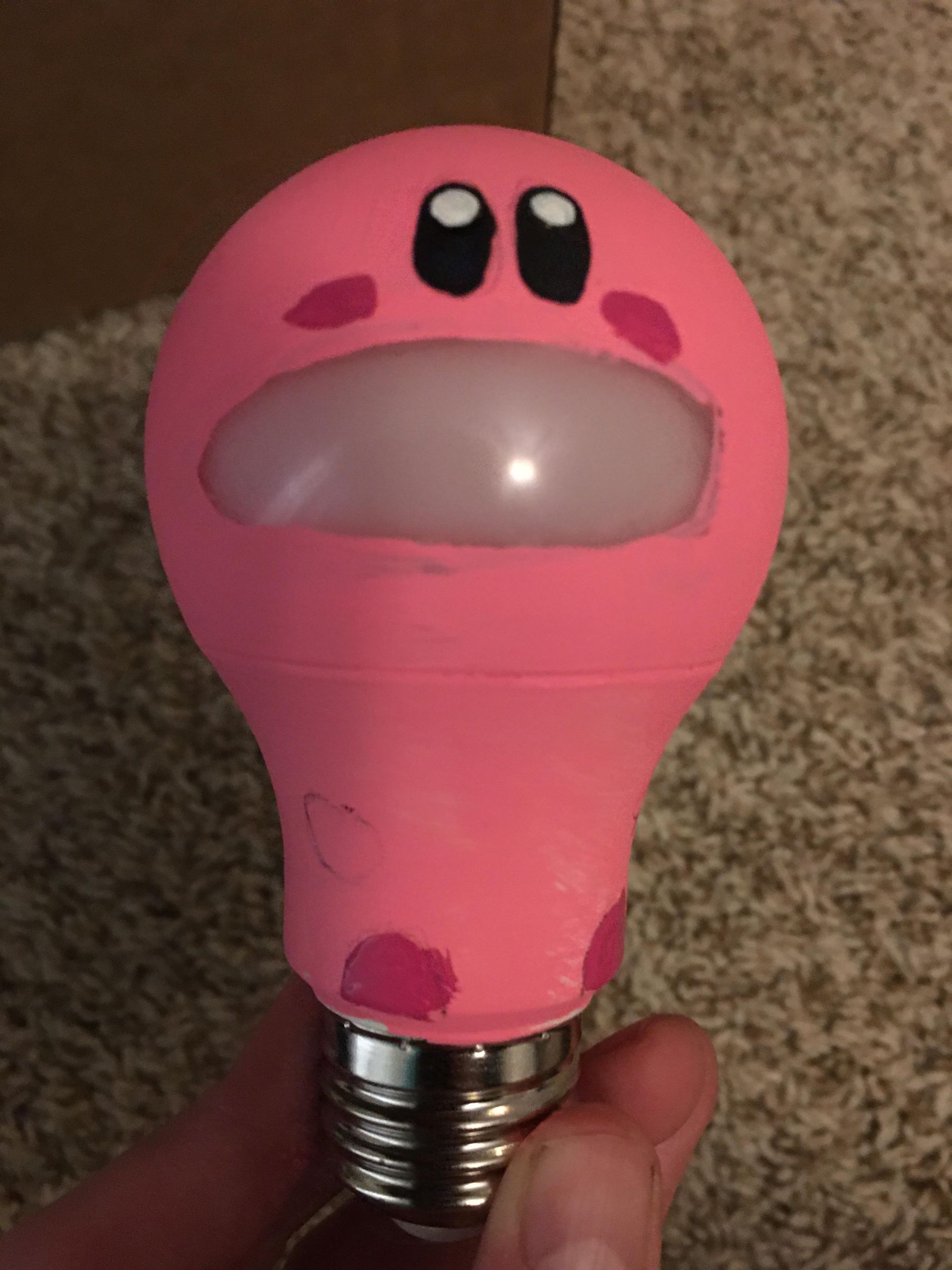 How to Make a Small Lightbulb Kirby! : 8 Steps - Instructables
