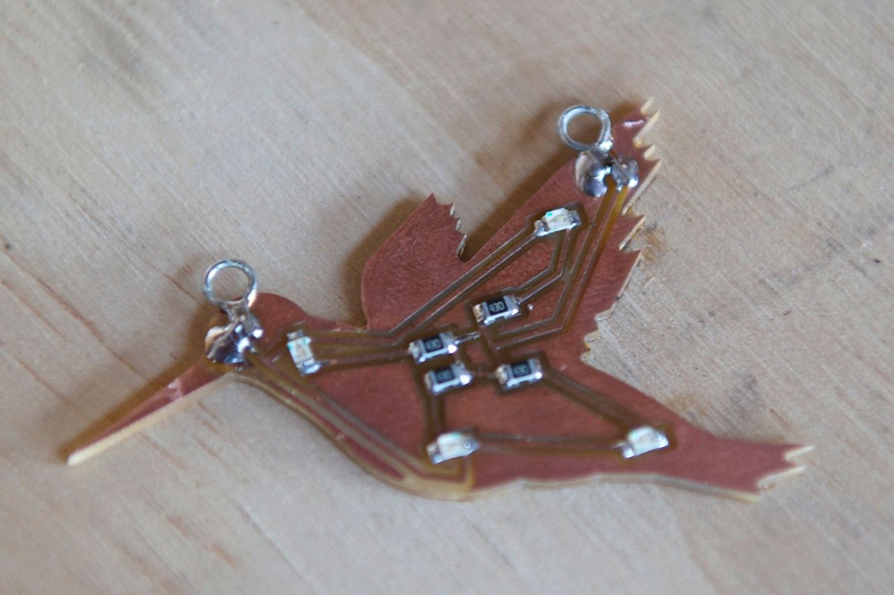 PCB Hummingbird Necklace : 7 Steps (with Pictures) - Instructables