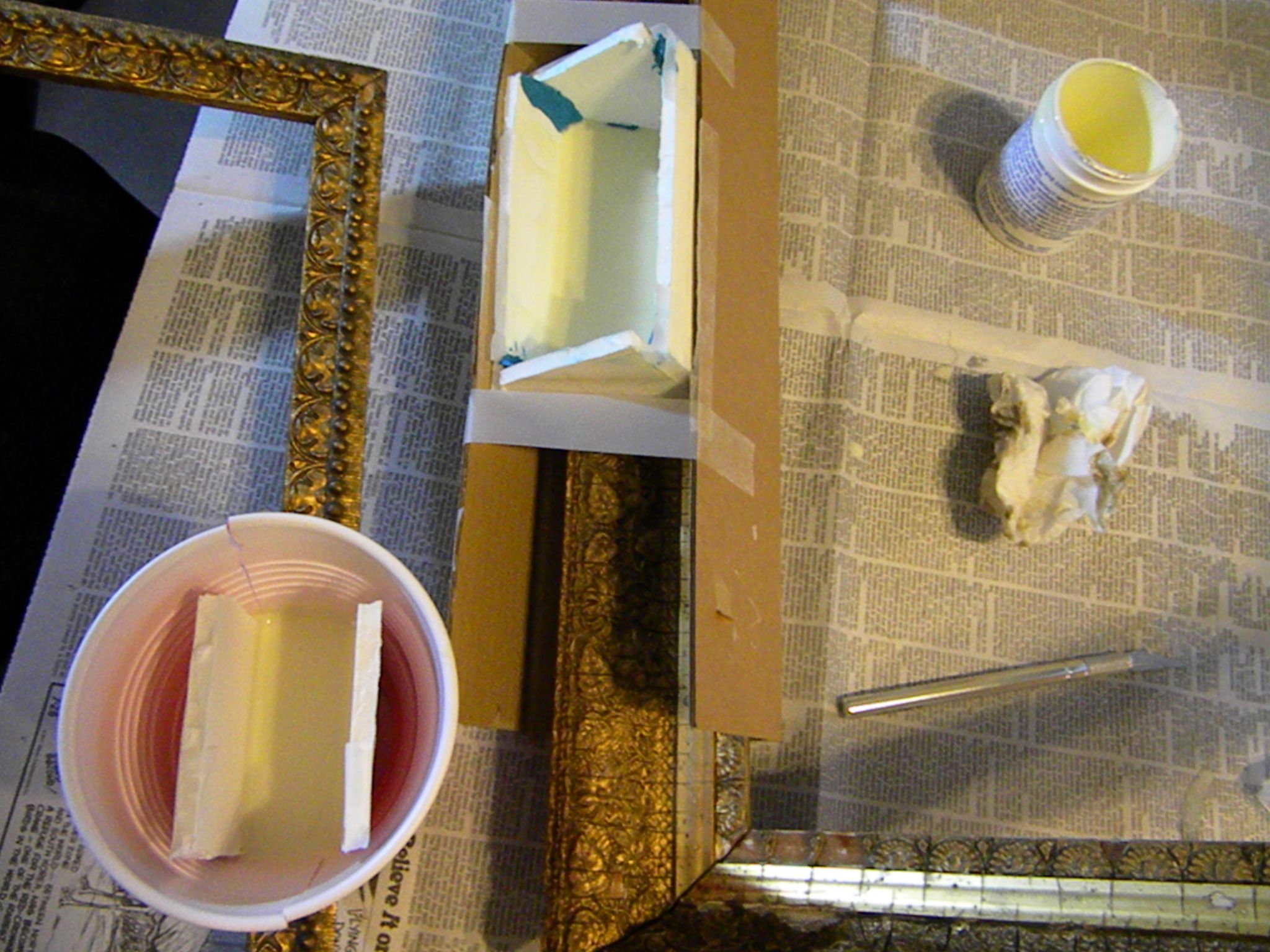 Vintage Plaster and Gold Frame Restored : 9 Steps - Instructables