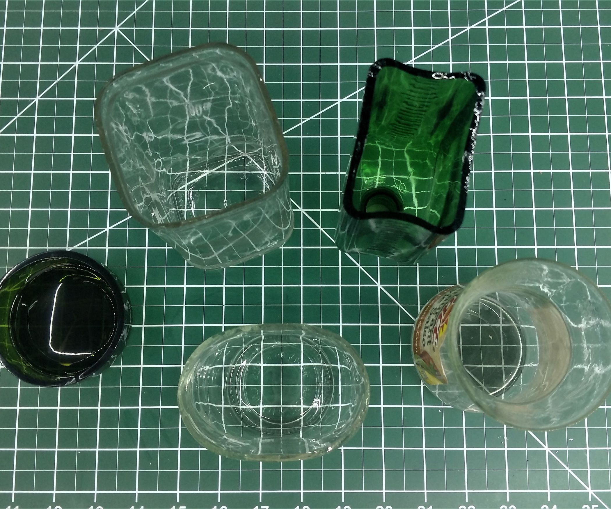 Cut Square and Odd Shaped Glass Bottles : 6 Steps (with Pictures ...