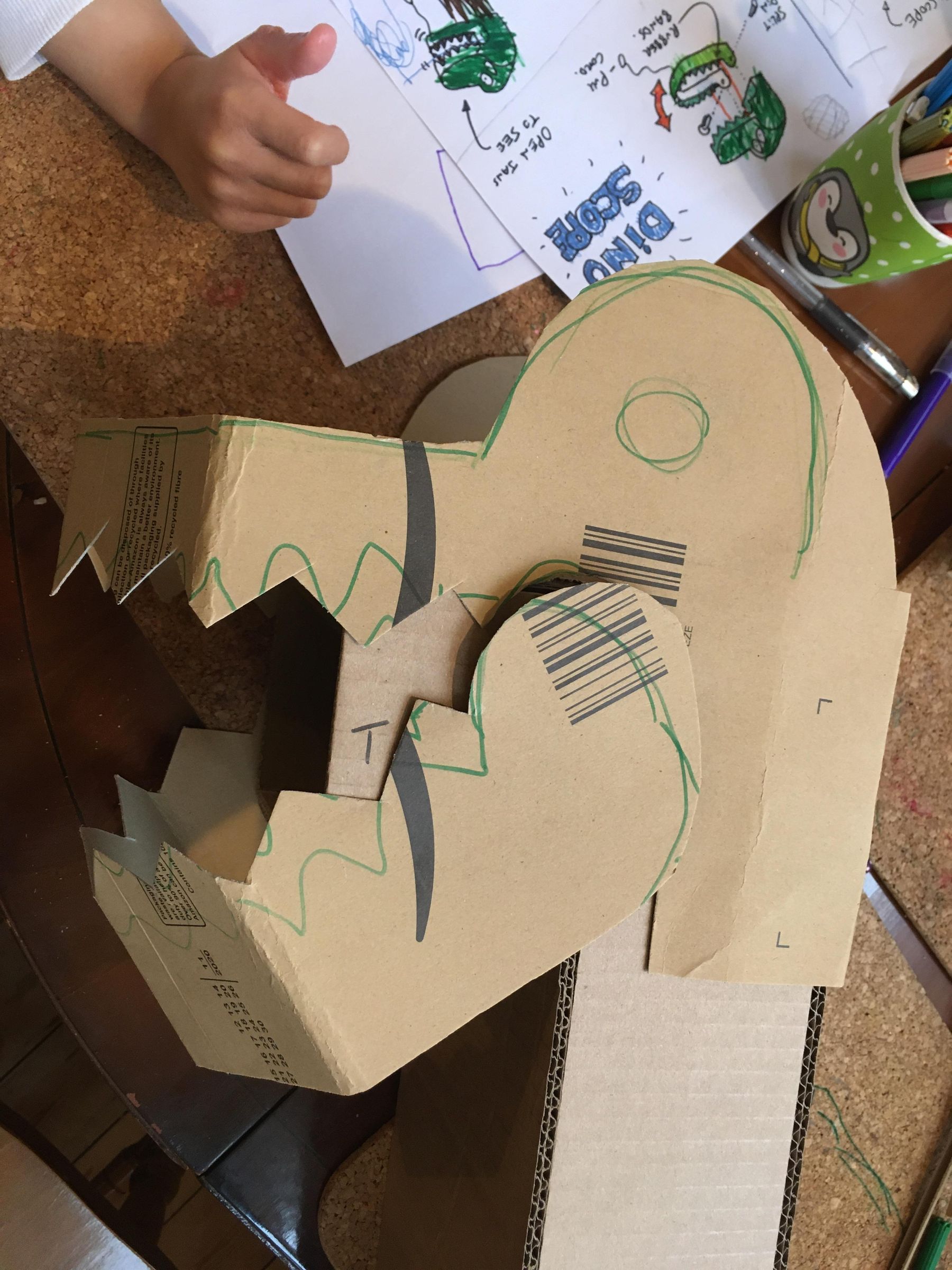 DinoScope: Dinosaur Periscope - Made From Cardboard! : 33 Steps (with ...