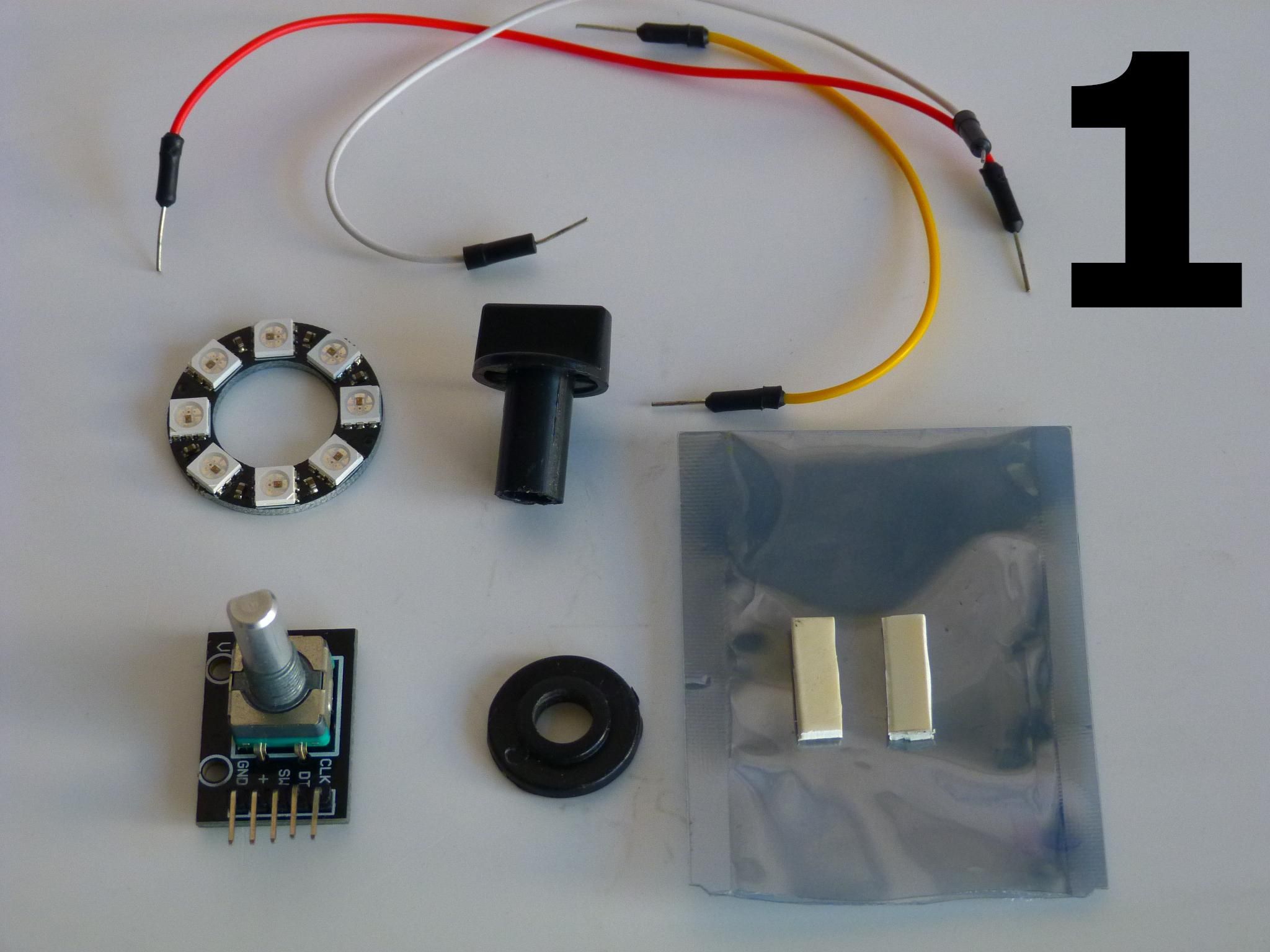 Digital Potentiometer and LED Ring Driven by Arduino : 6 Steps (with ...