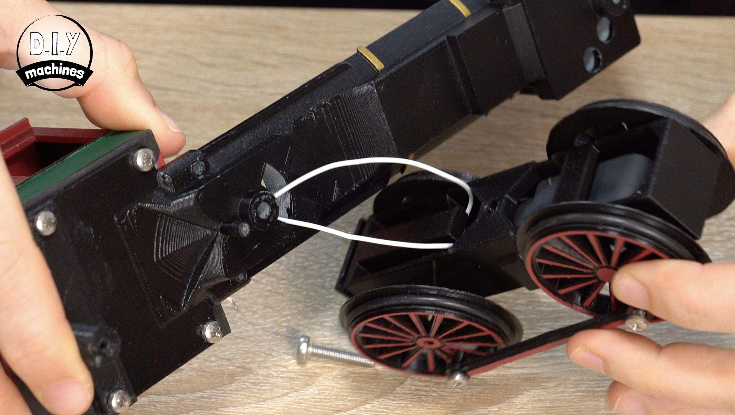 3D PRINT a STEAM TRAIN 🚂 With Live Camera Streaming and Wifi Controls ...