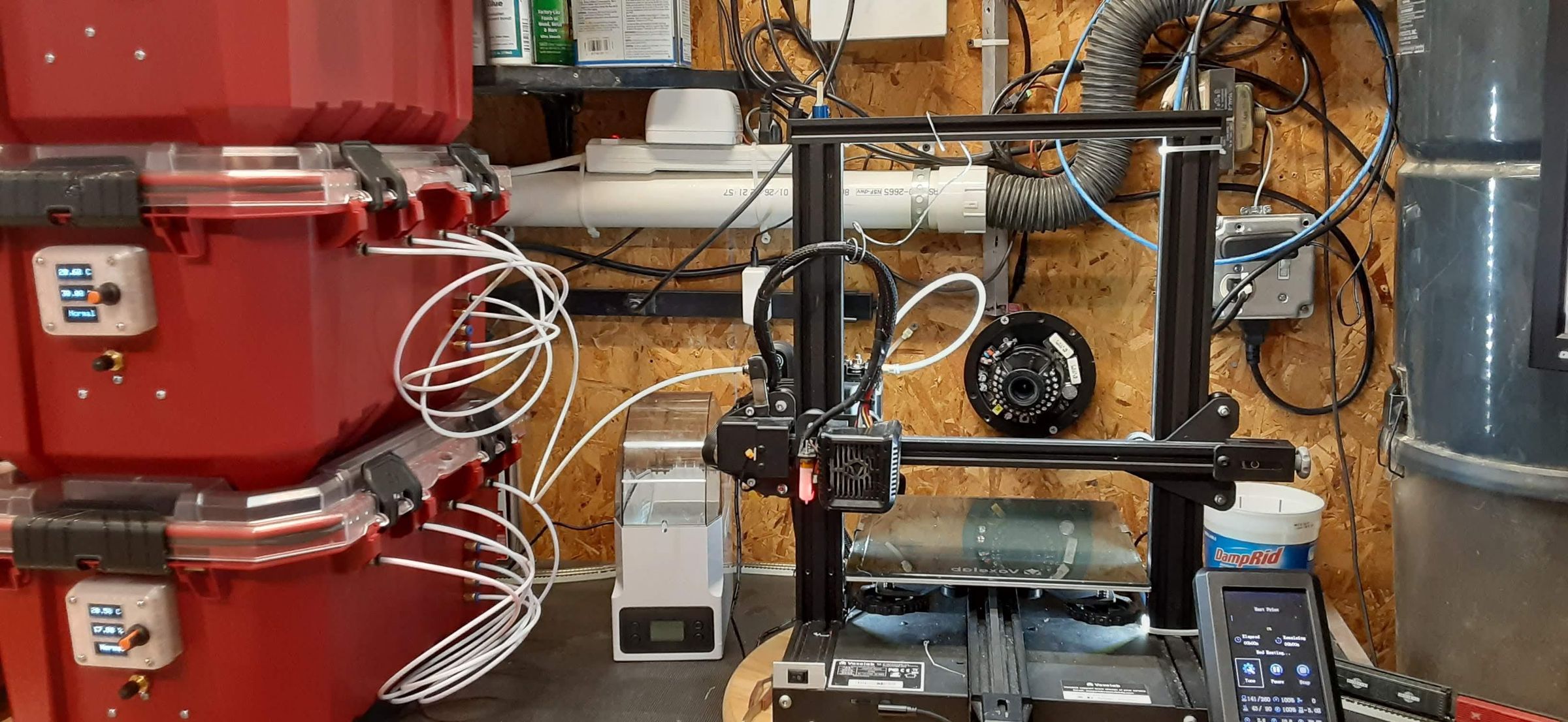 Ultimate 3D Filament Dry Box With Auto Rewind. : 9 Steps (with Pictures ...