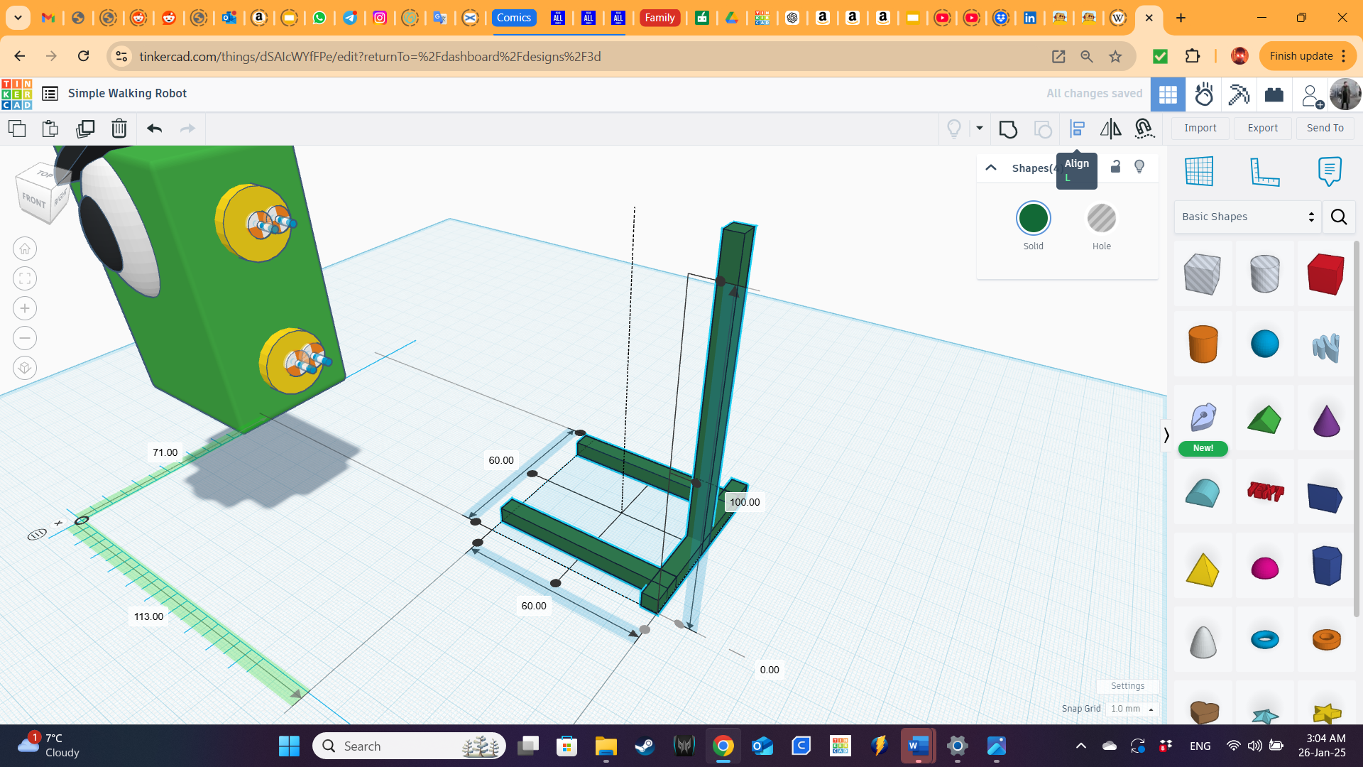 Tinkercad Robotics for School: SIMLAB KOMBAT! (virtual Walking Robots ...